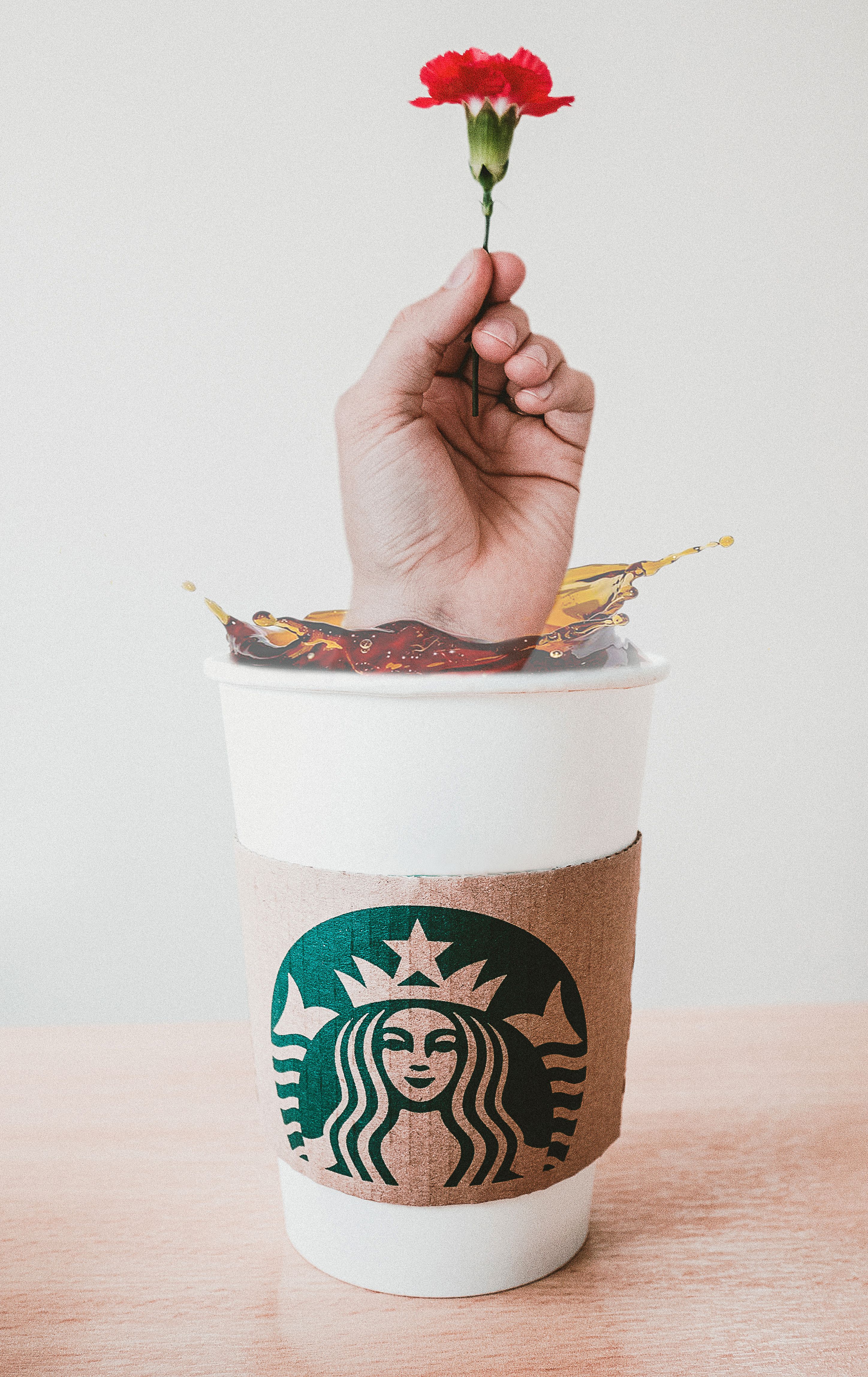 Close-up of a Starbucks Coffee · Free Stock Photo