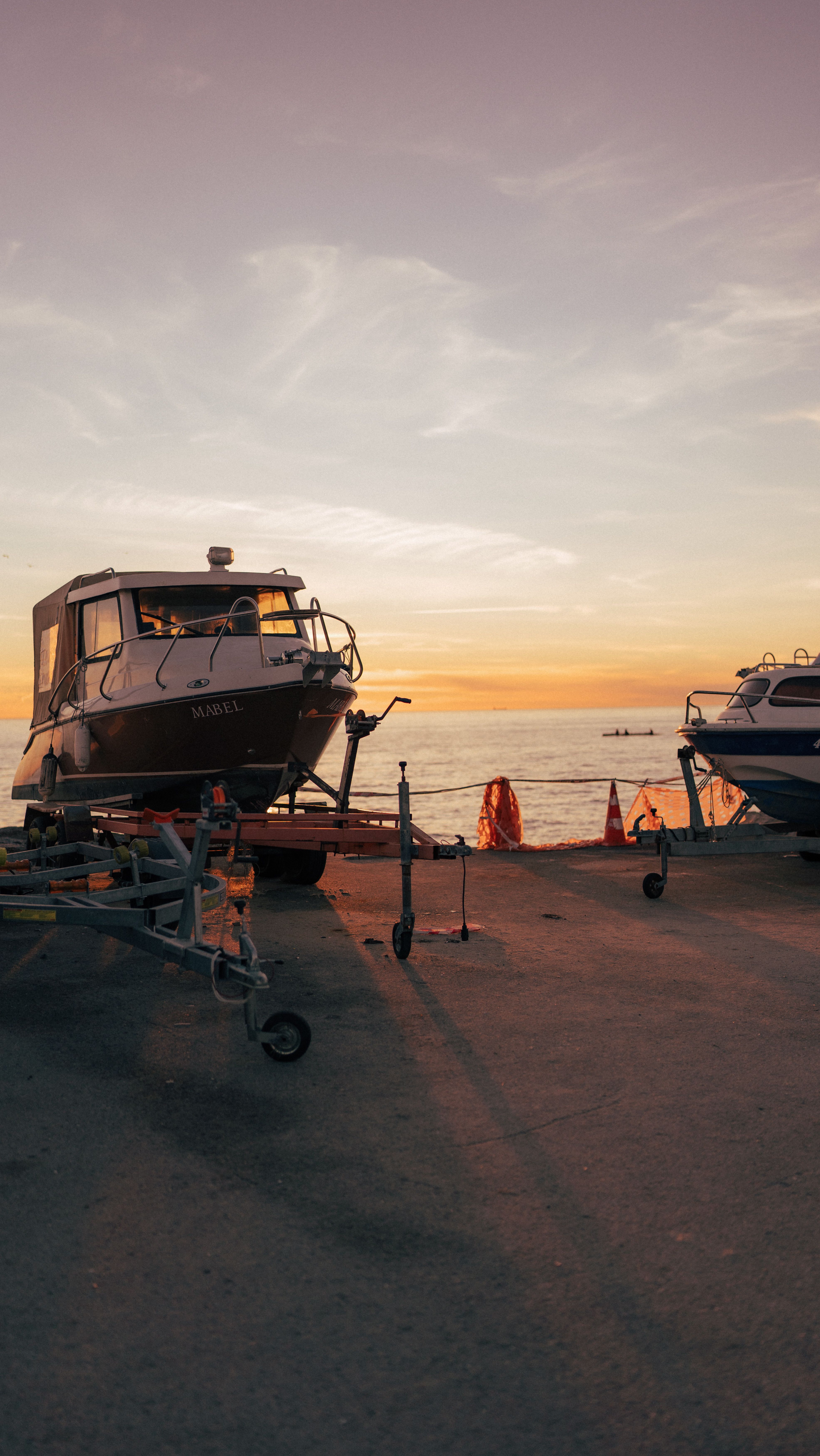 Boat on a Beach at Sunset · Free Stock Photo