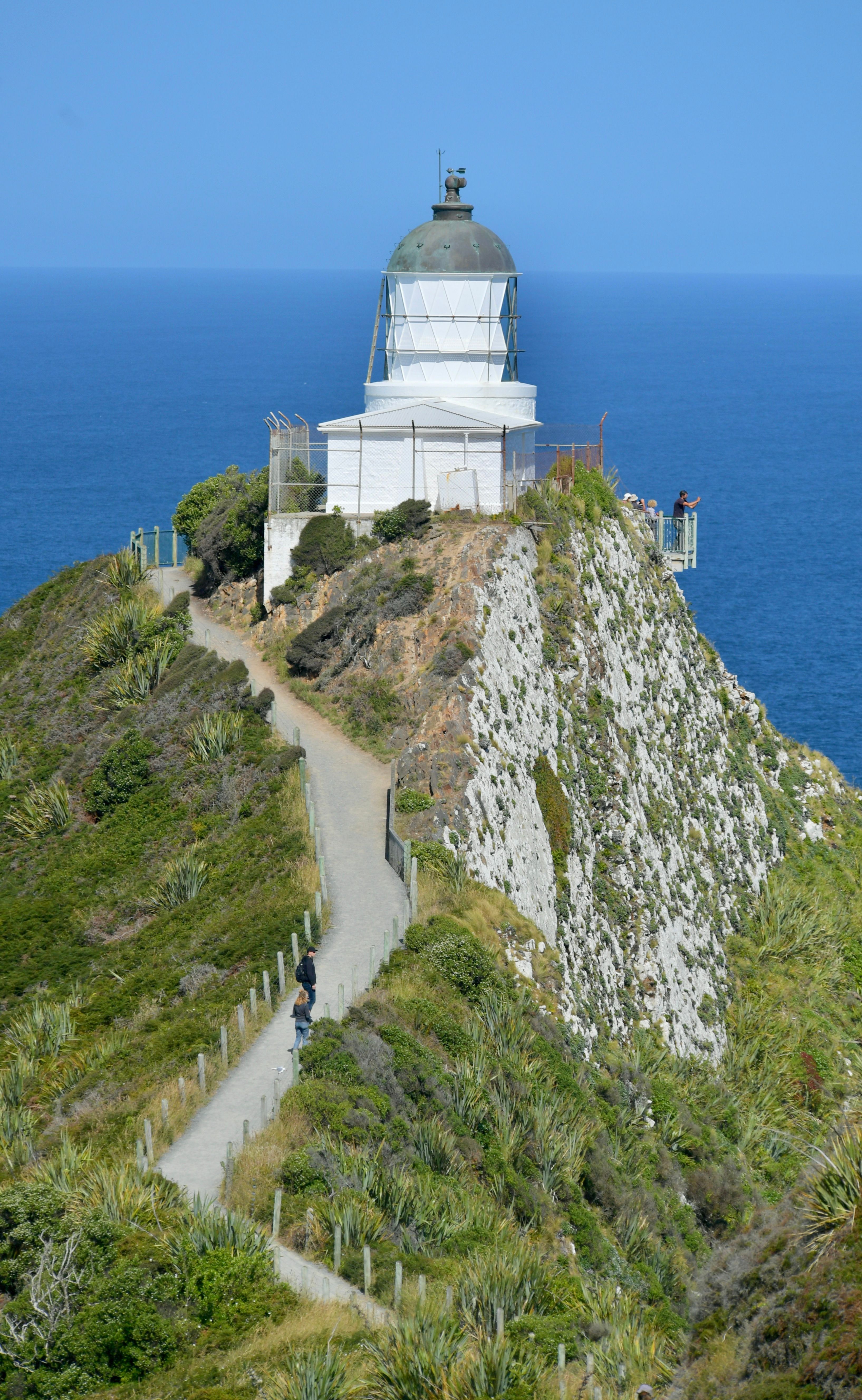 Nugget Point Lighthouse in Summer · Free Stock Photo