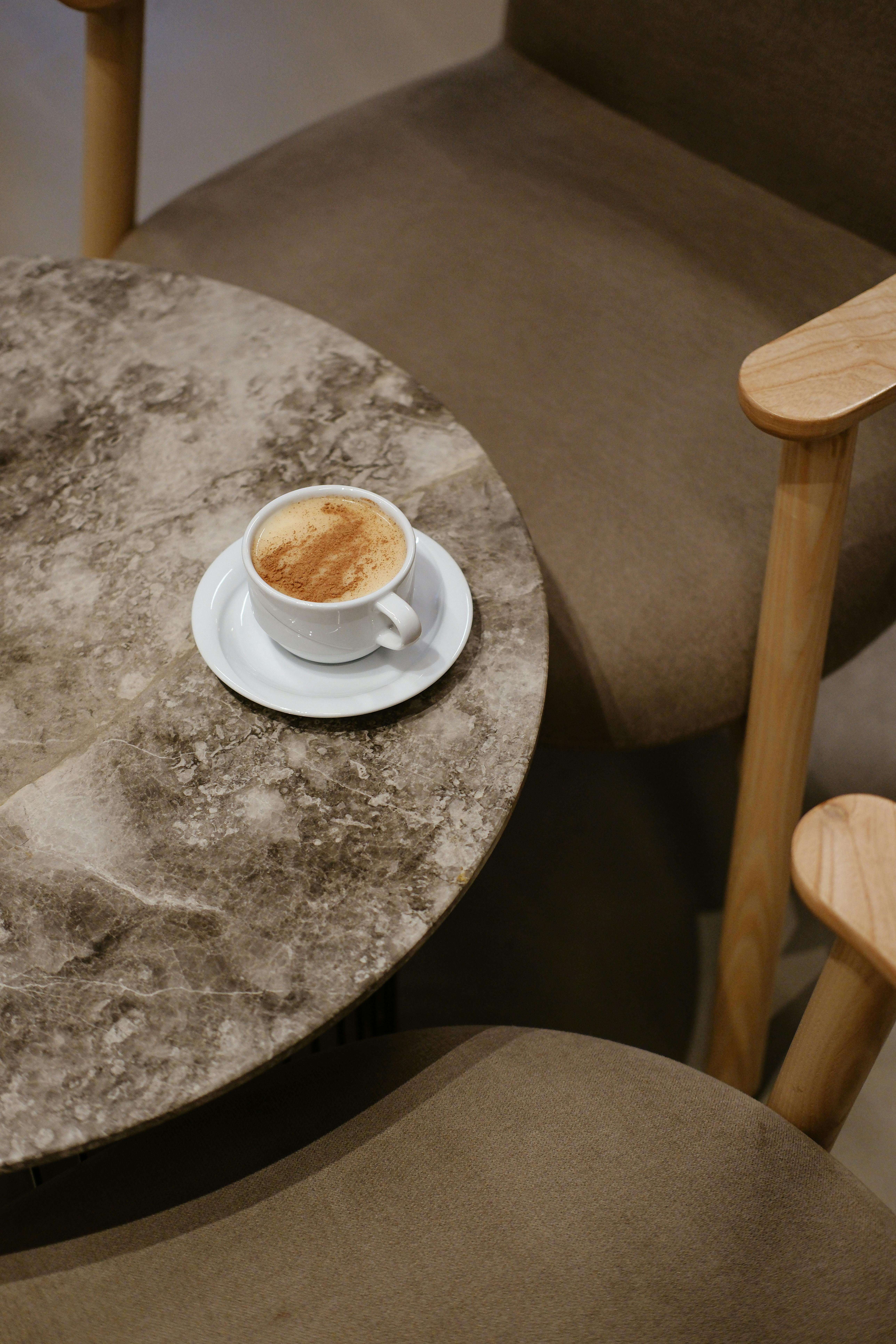 Grayscale Photography Of Inside A Coffee Shop · Free Stock Photo