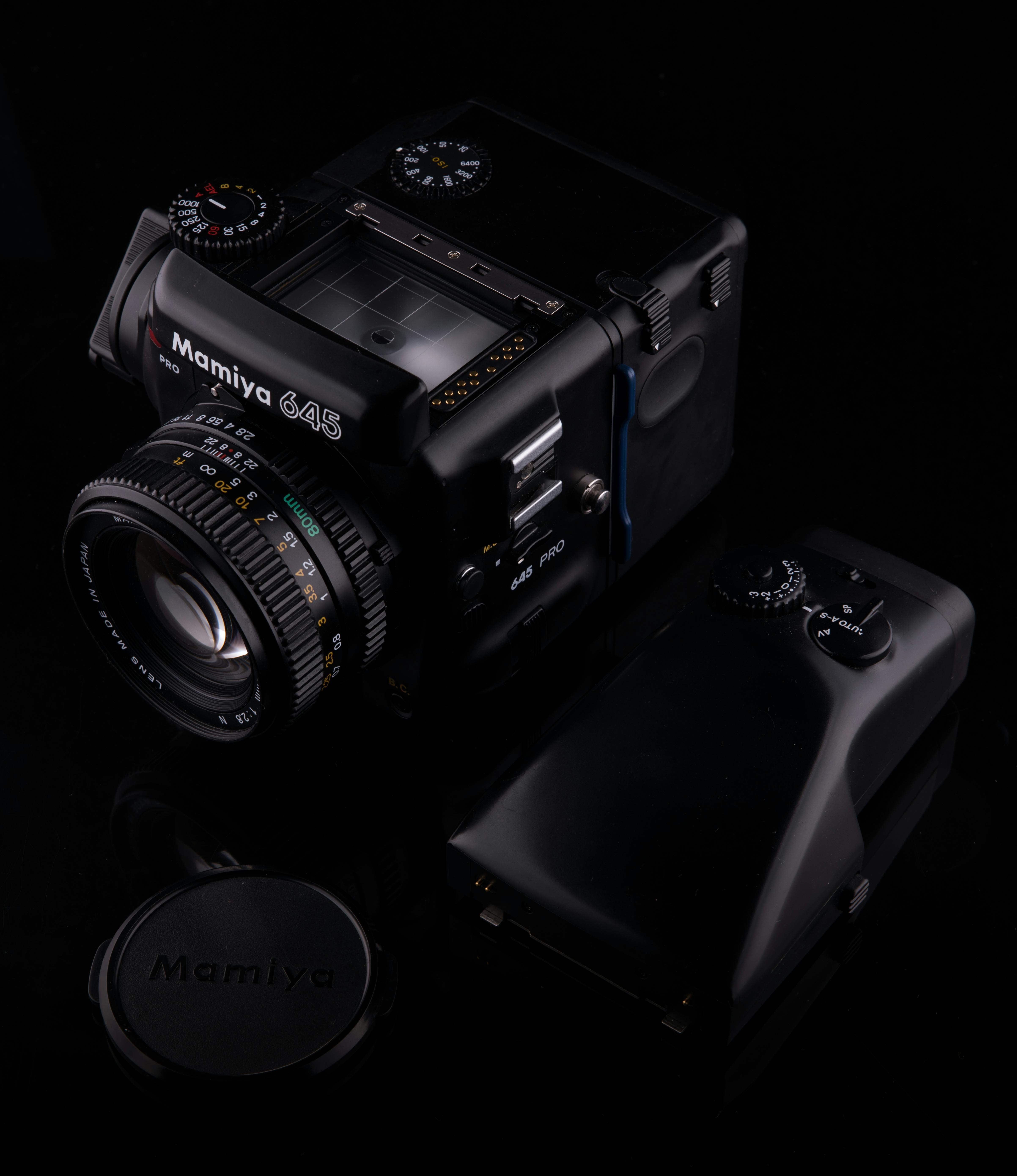Black Mamiya Camera Set · Free Stock Photo