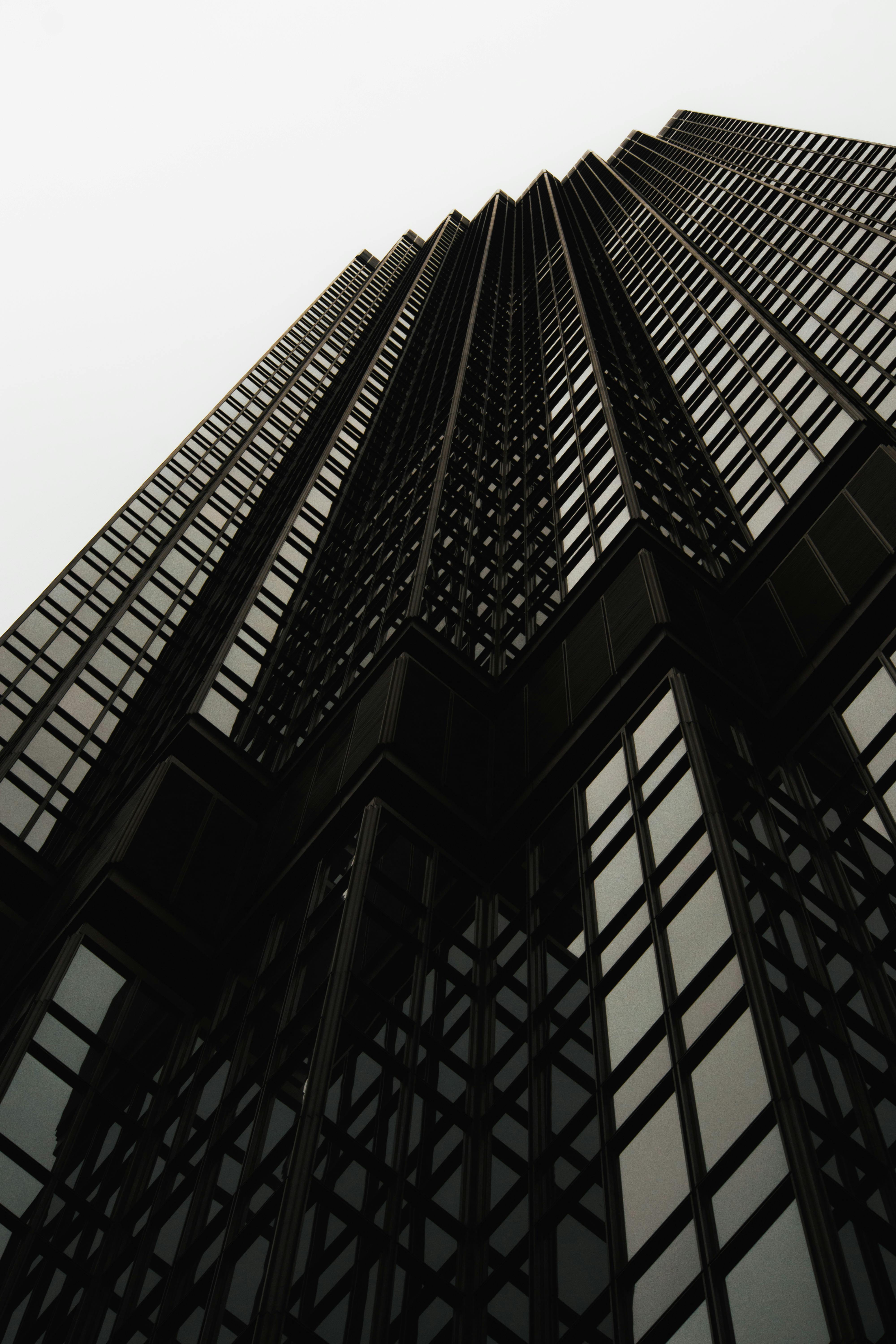 Stepped Facade of a Skyscraper · Free Stock Photo