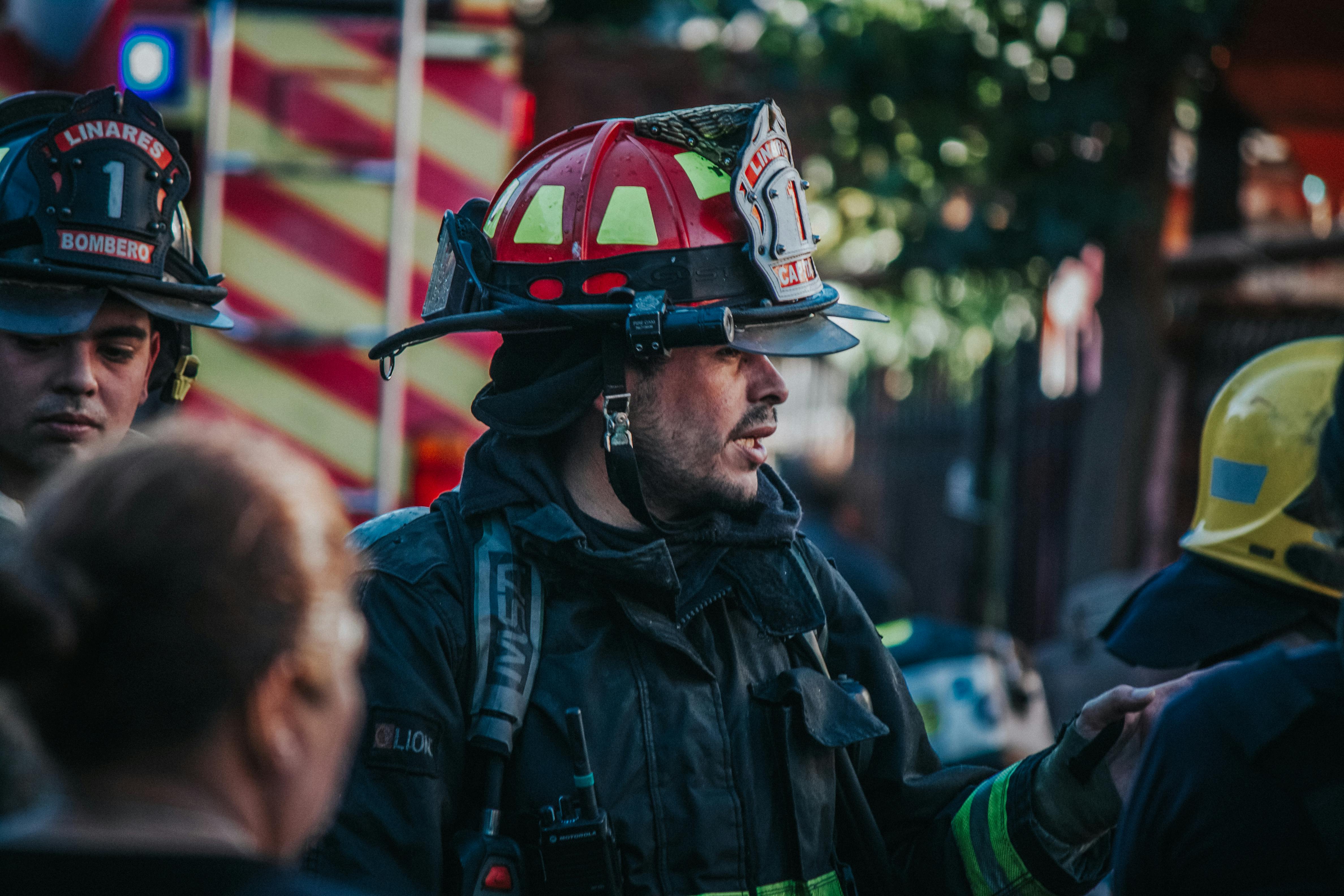 Candid Portrait of a Firefighter · Free Stock Photo