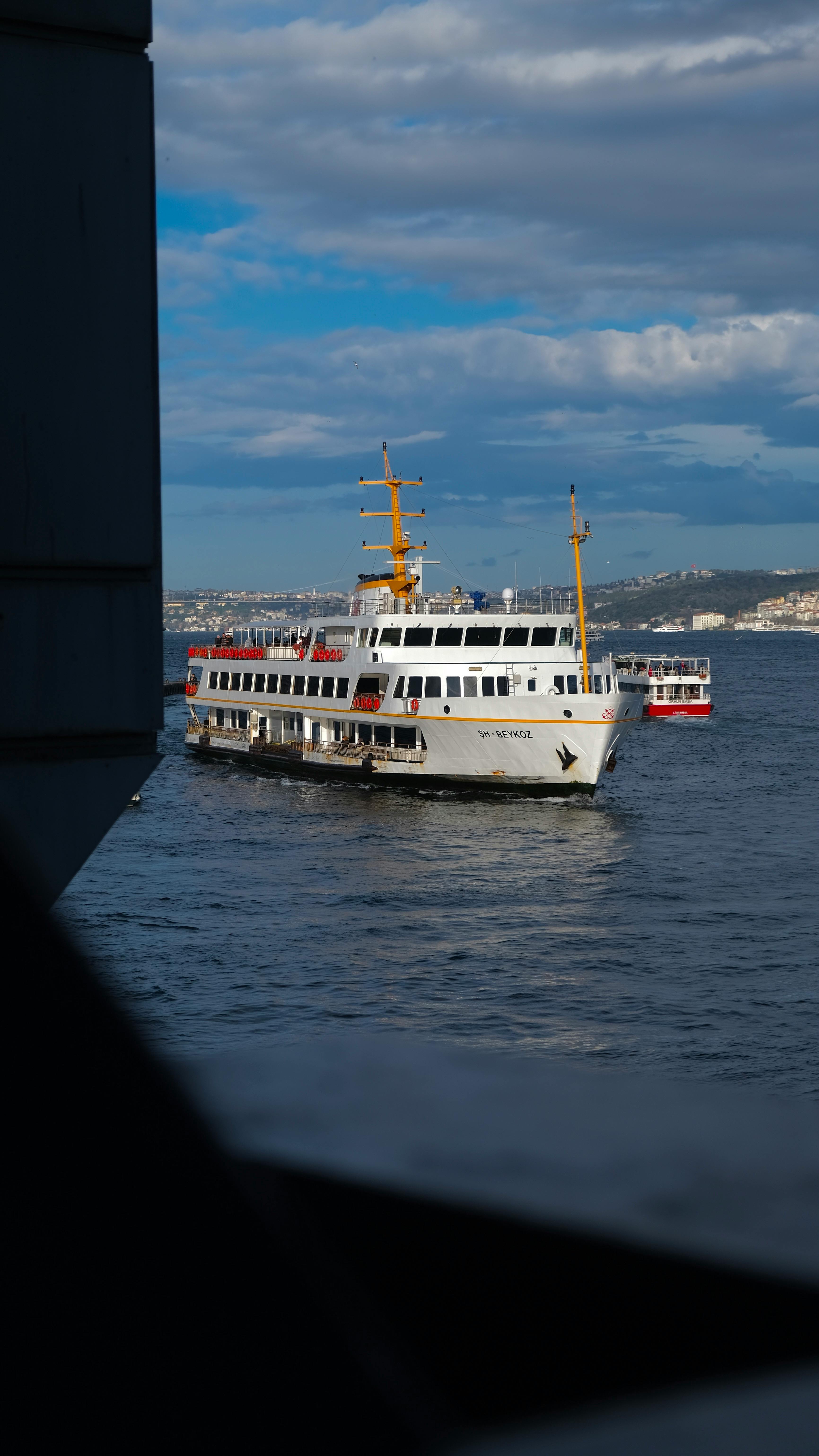 Turkish Ferry on Strait · Free Stock Photo