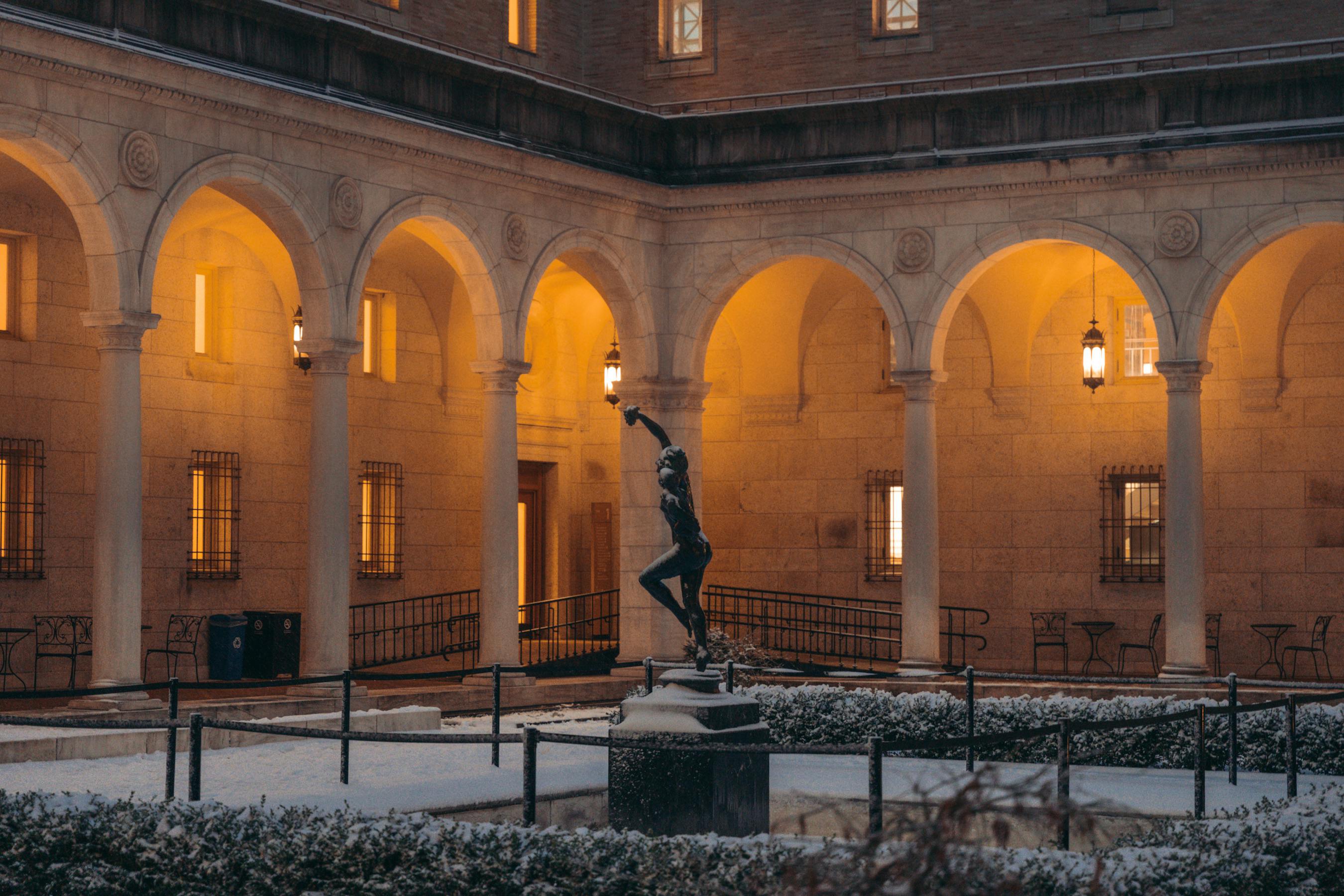 Courtyard of Boston Public Library · Free Stock Photo