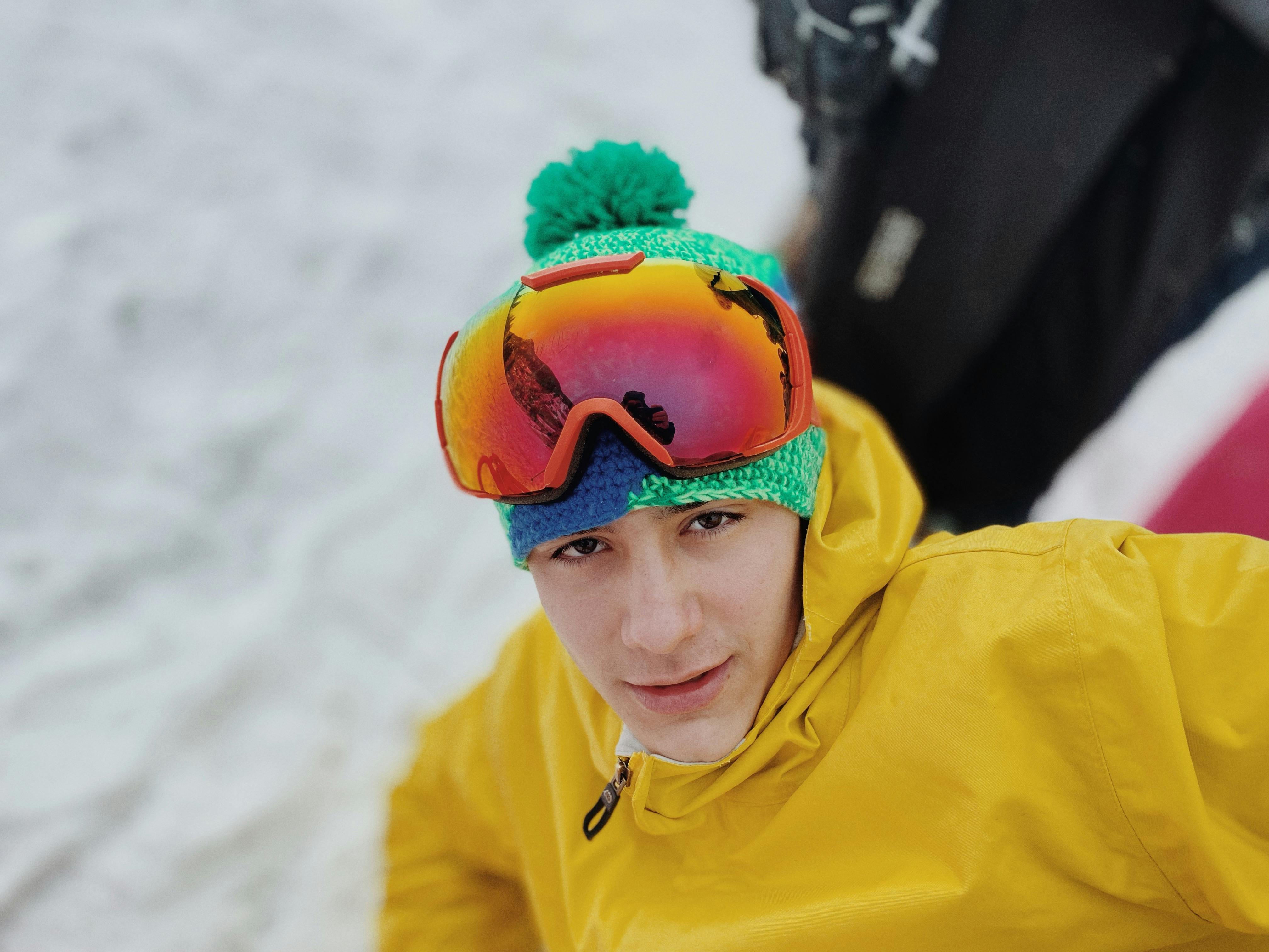 Portrait of Man in Goggles · Free Stock Photo