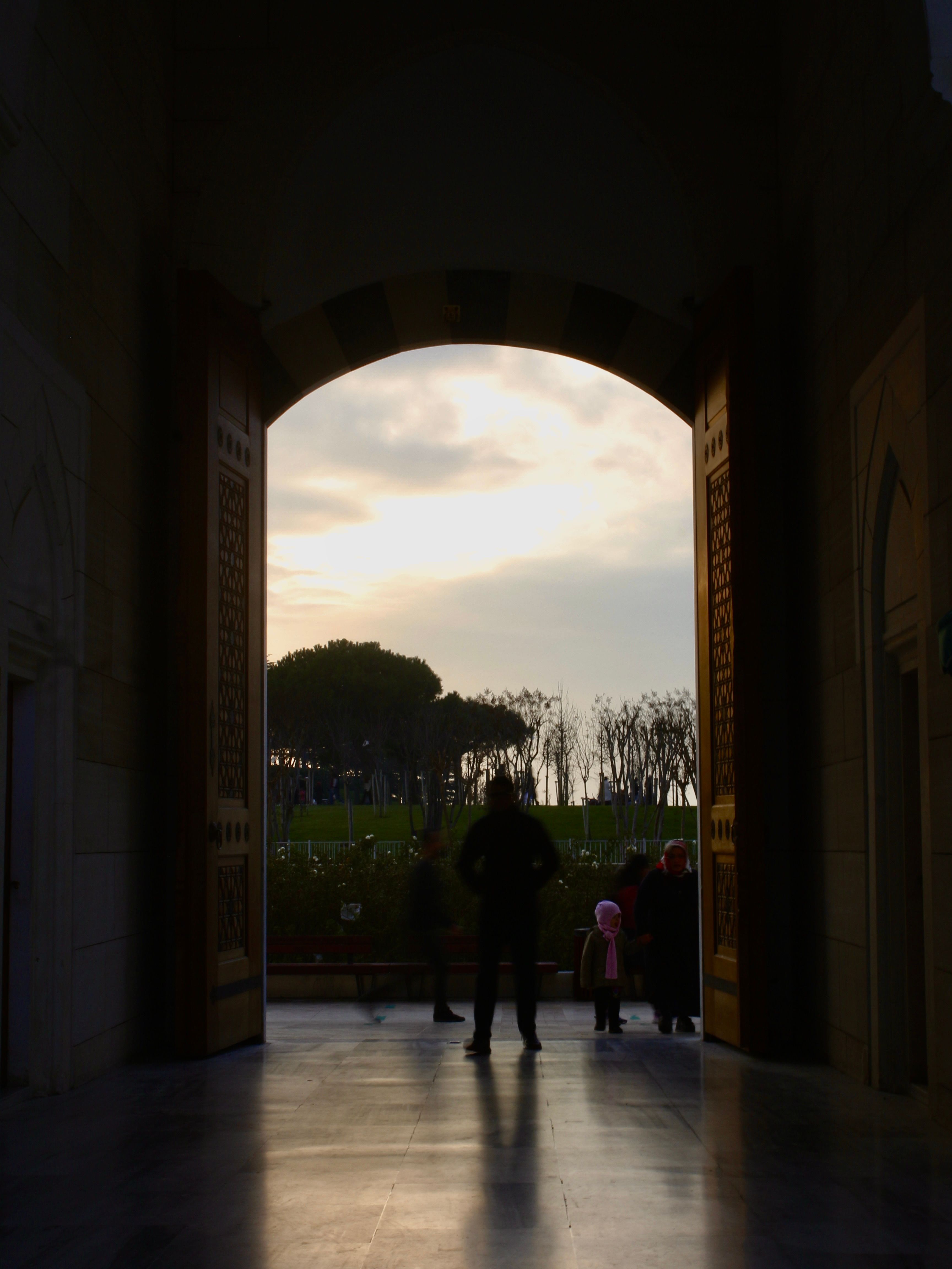 People behind Gate at Park in Istanbul · Free Stock Photo