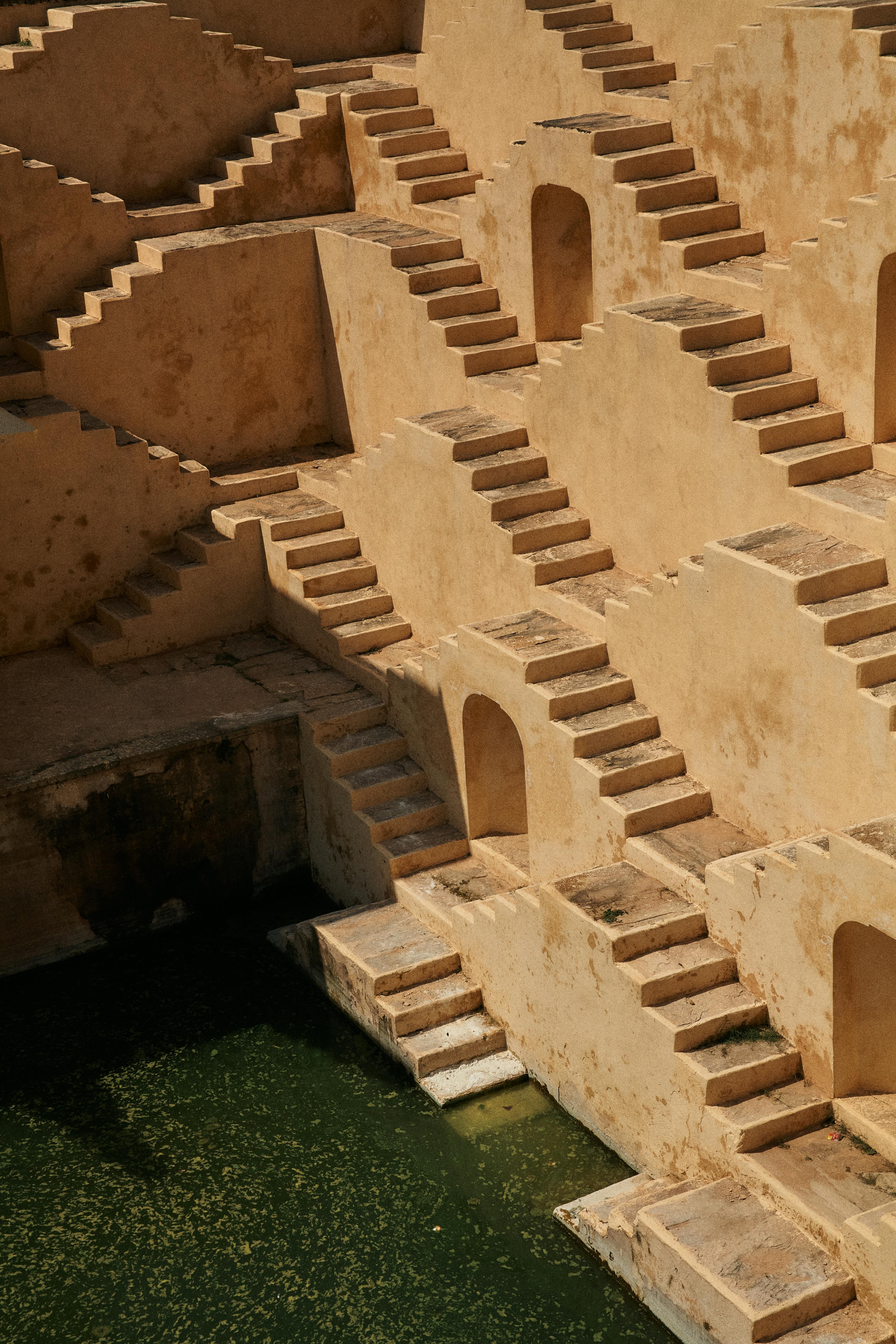 View of a Stepwell · Free Stock Photo