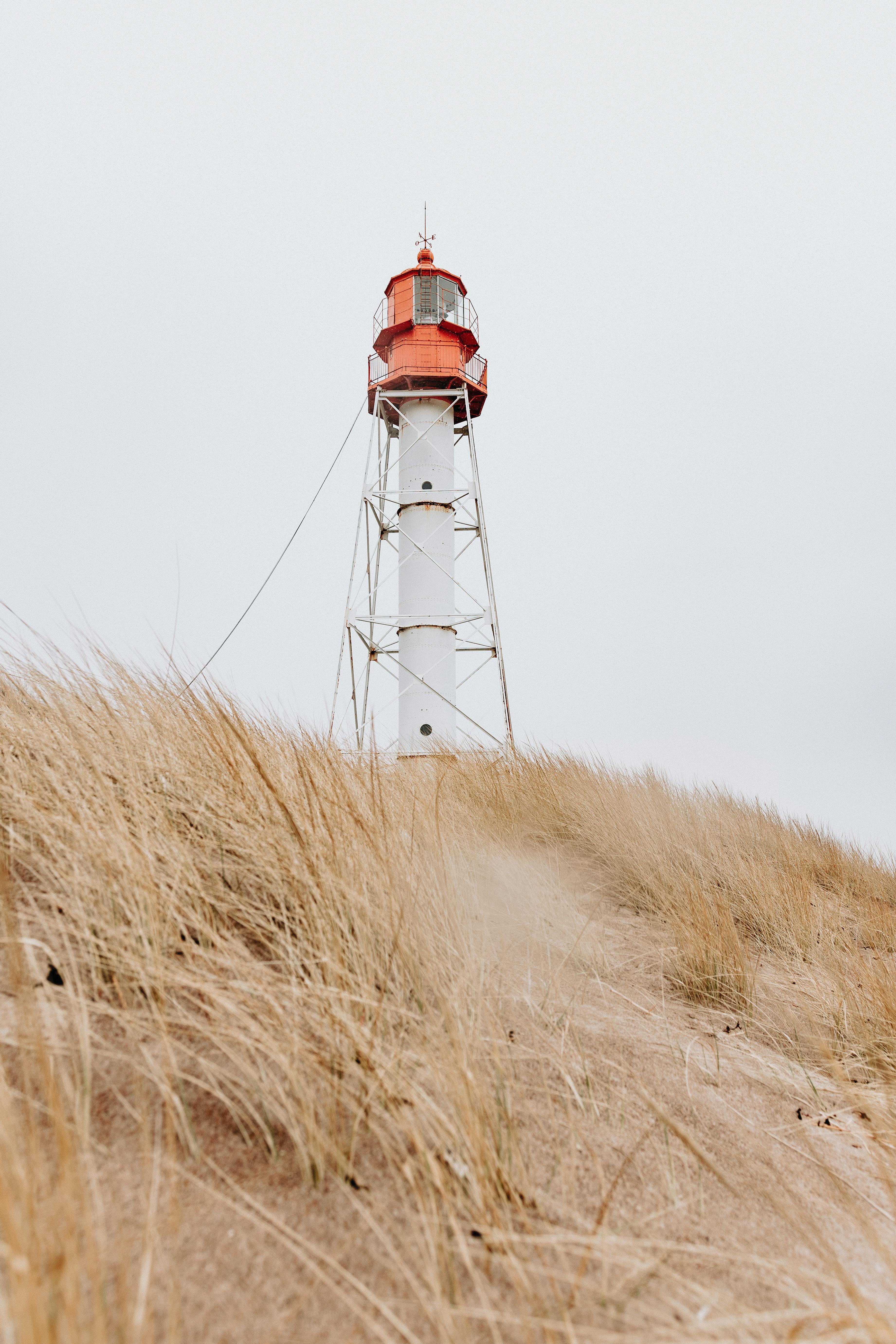 Orange Lighthouse · Free Stock Photo