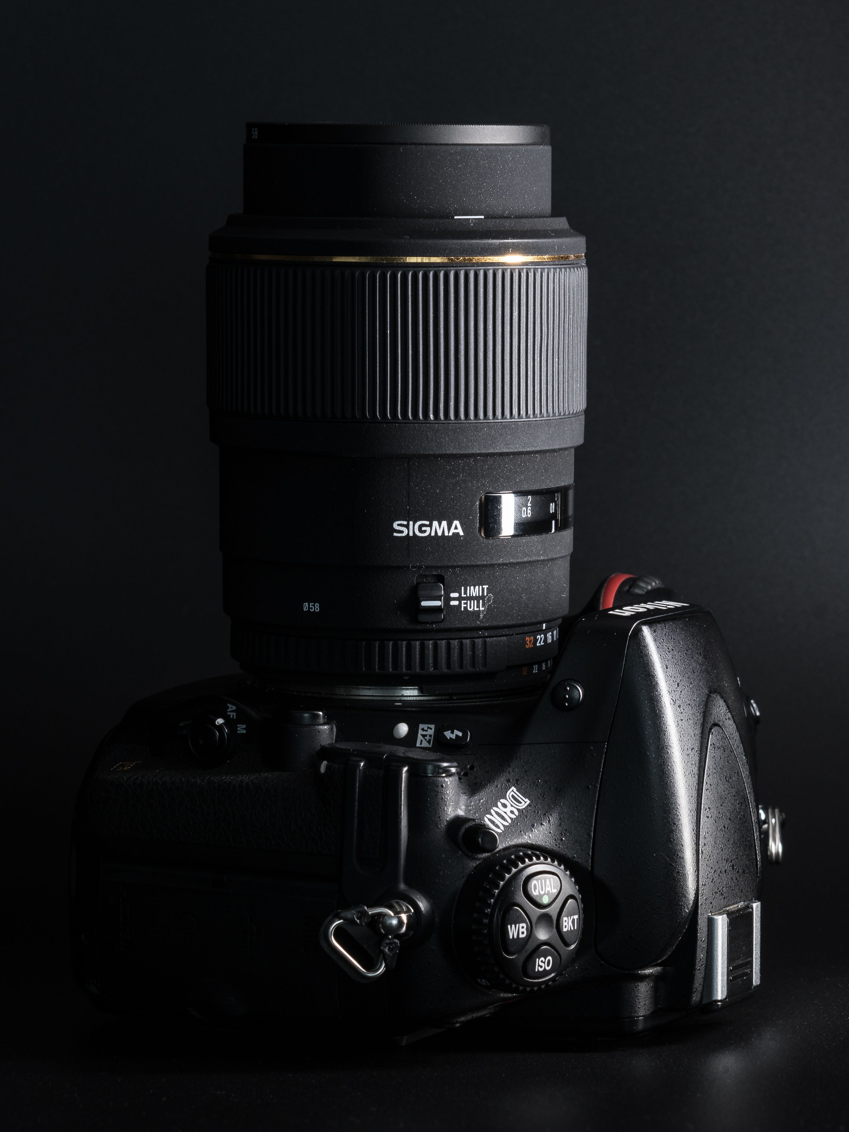 Nahaufnahme Einer Slr Kamera Mit Einem Sigma Objektiv · Kostenloses ...