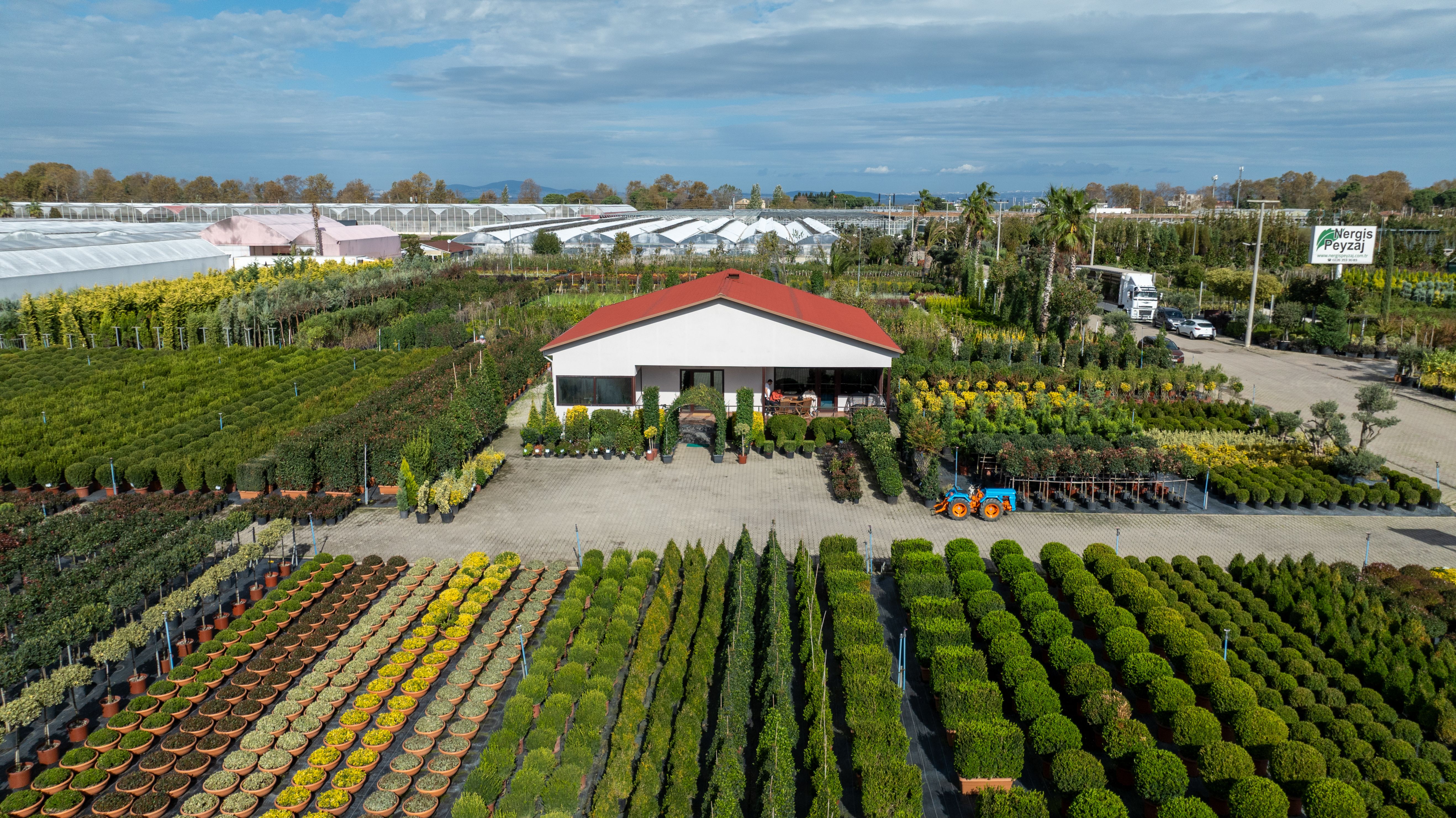 Birds Eye View of a Plant Nursery · Free Stock Photo