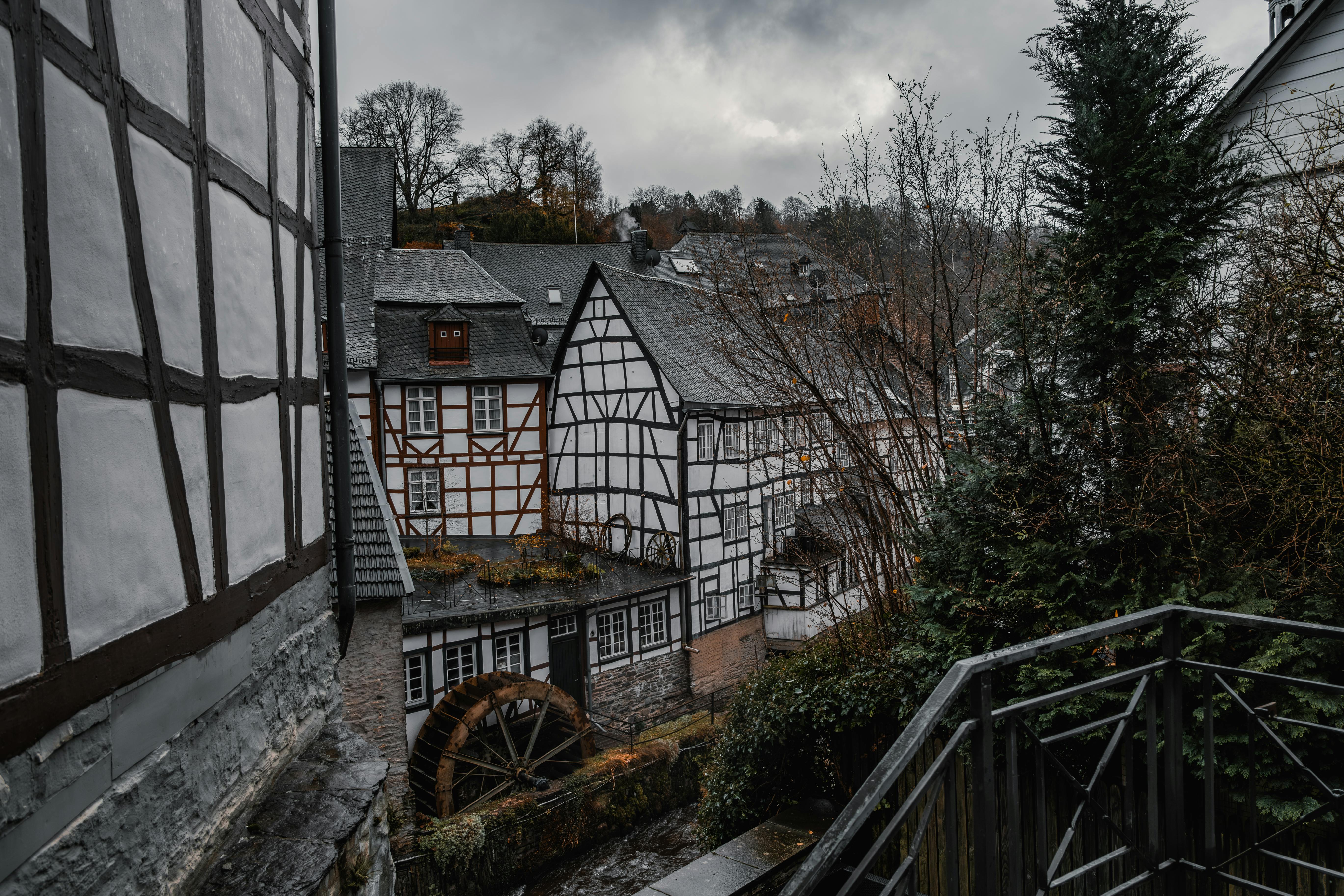 Traditional German Townhouses · Free Stock Photo