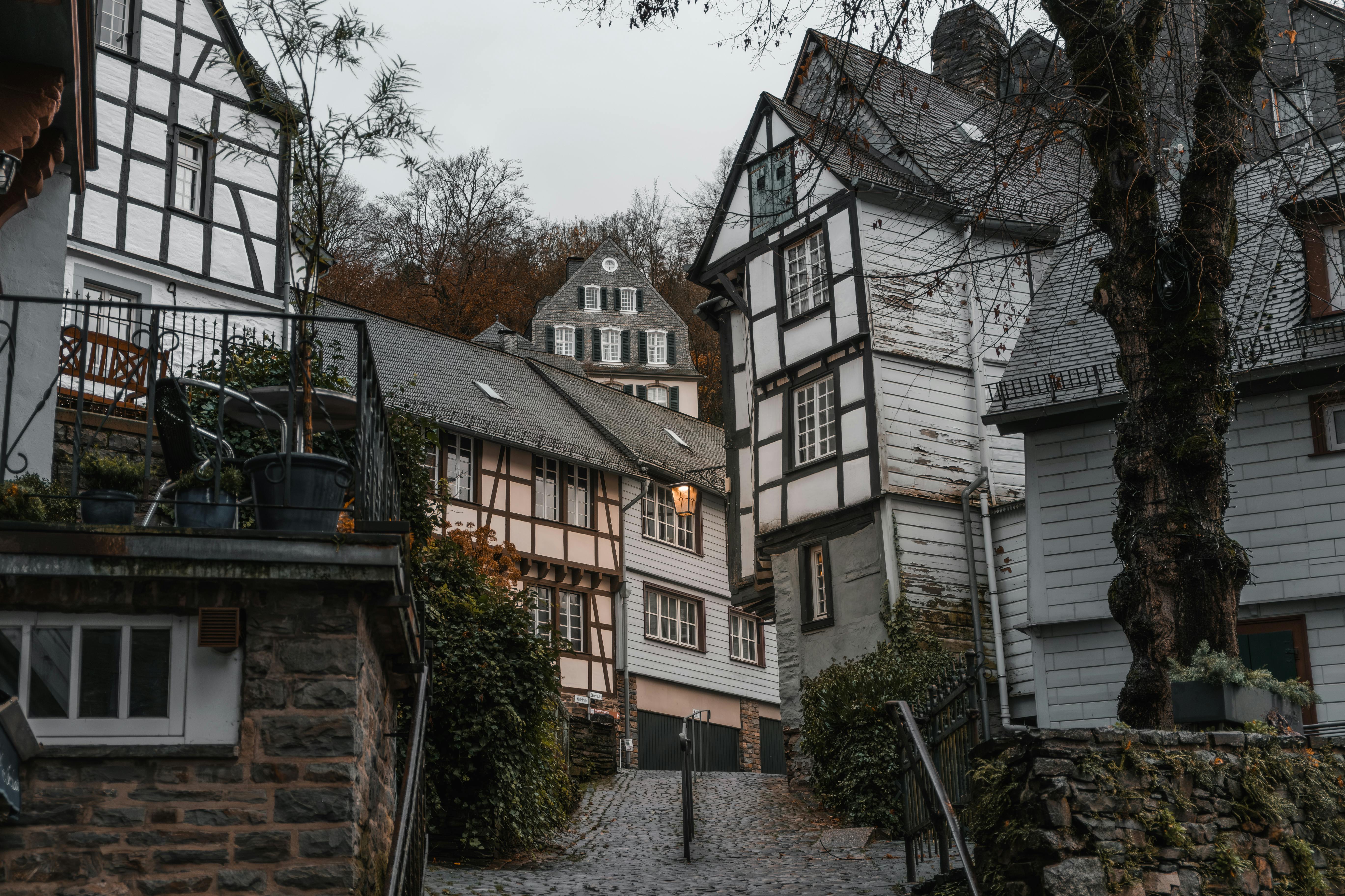 Traditional German Townhouses · Free Stock Photo