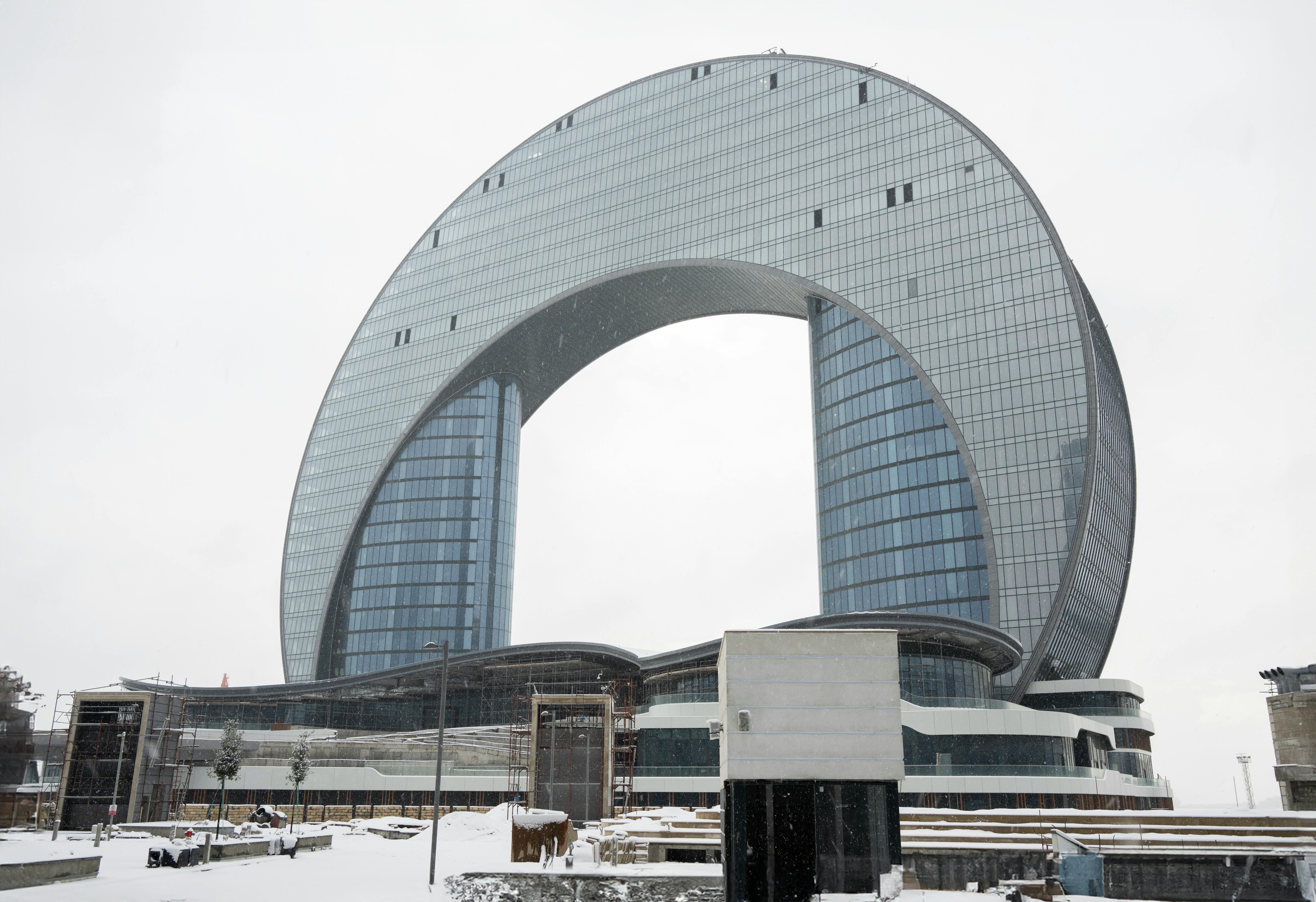 Crescent Hotel in Baku · Free Stock Photo