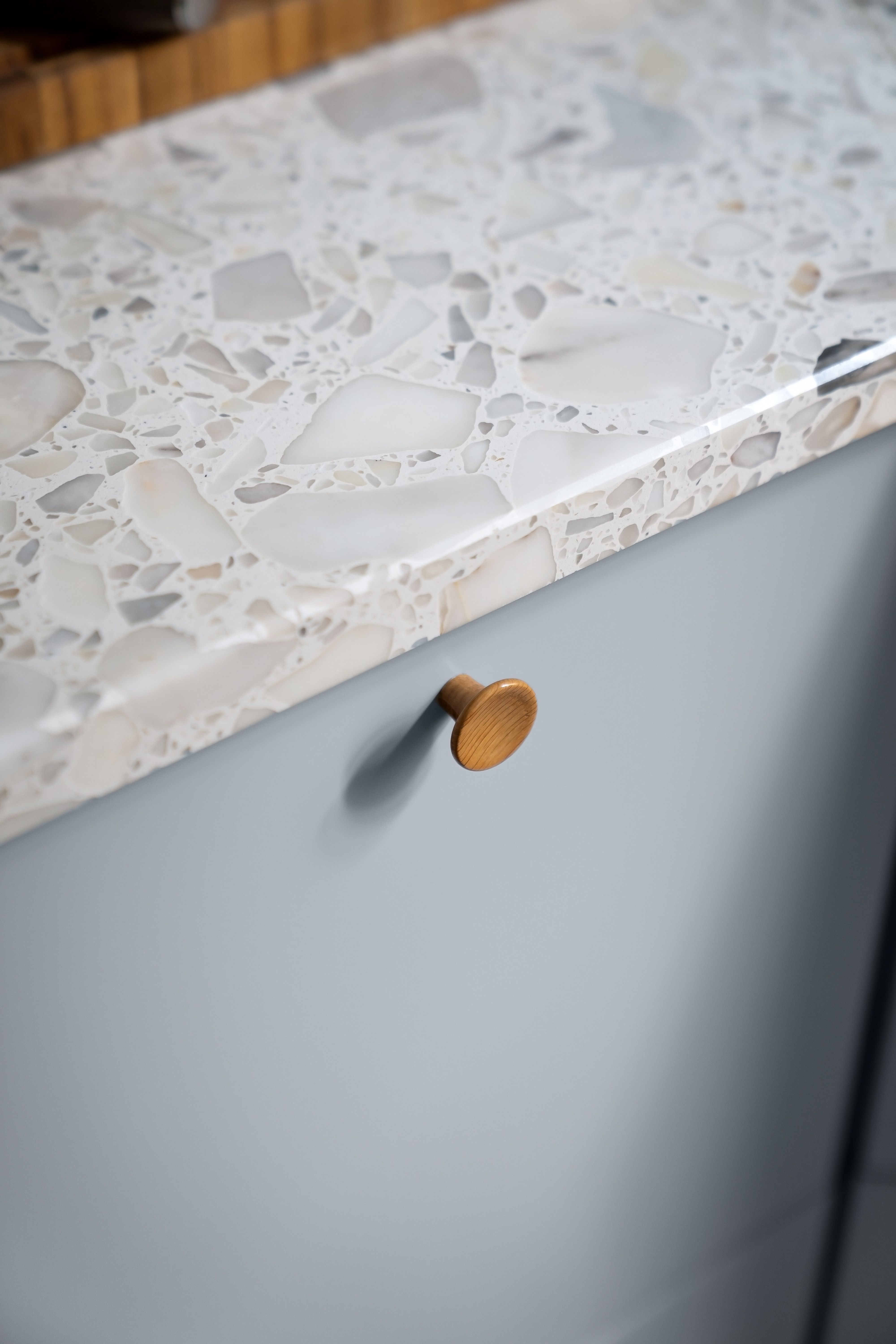 Marble Counter Top on a Cabinet · Free Stock Photo