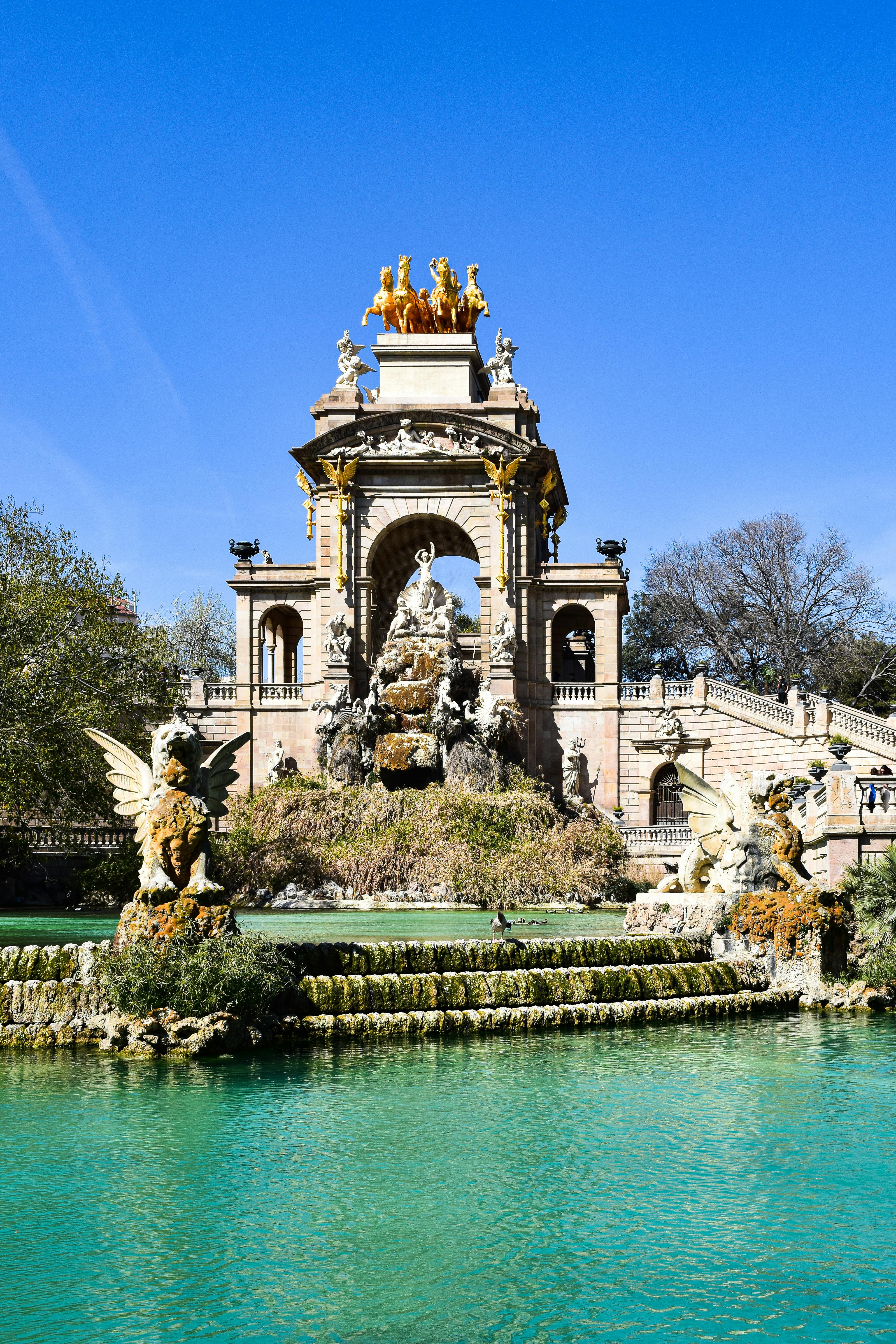 Cascada Monumental in Parc de la Ciutadella, Barcelona, Spain · Free ...