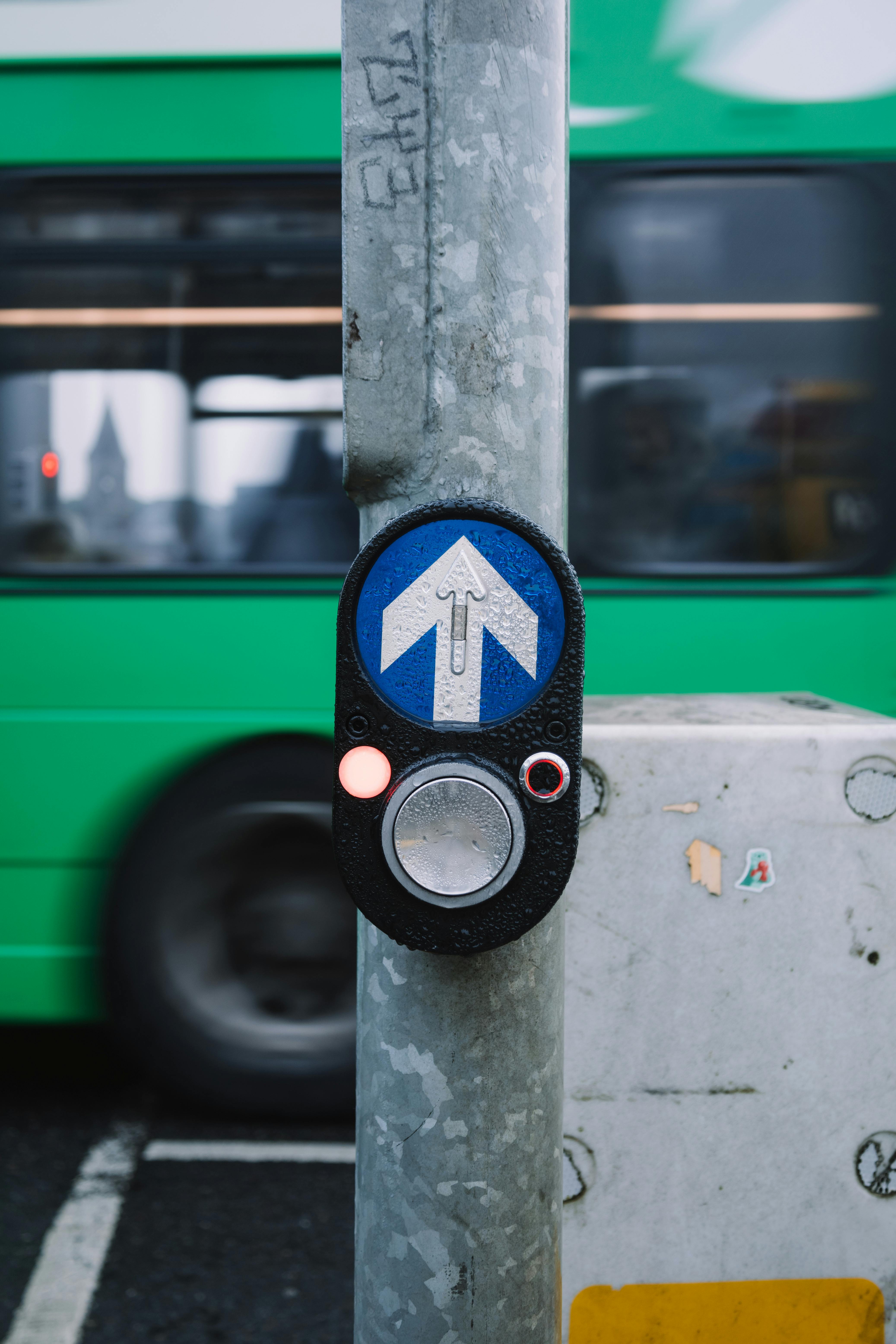 Crosswalk Button with Arrow · Free Stock Photo