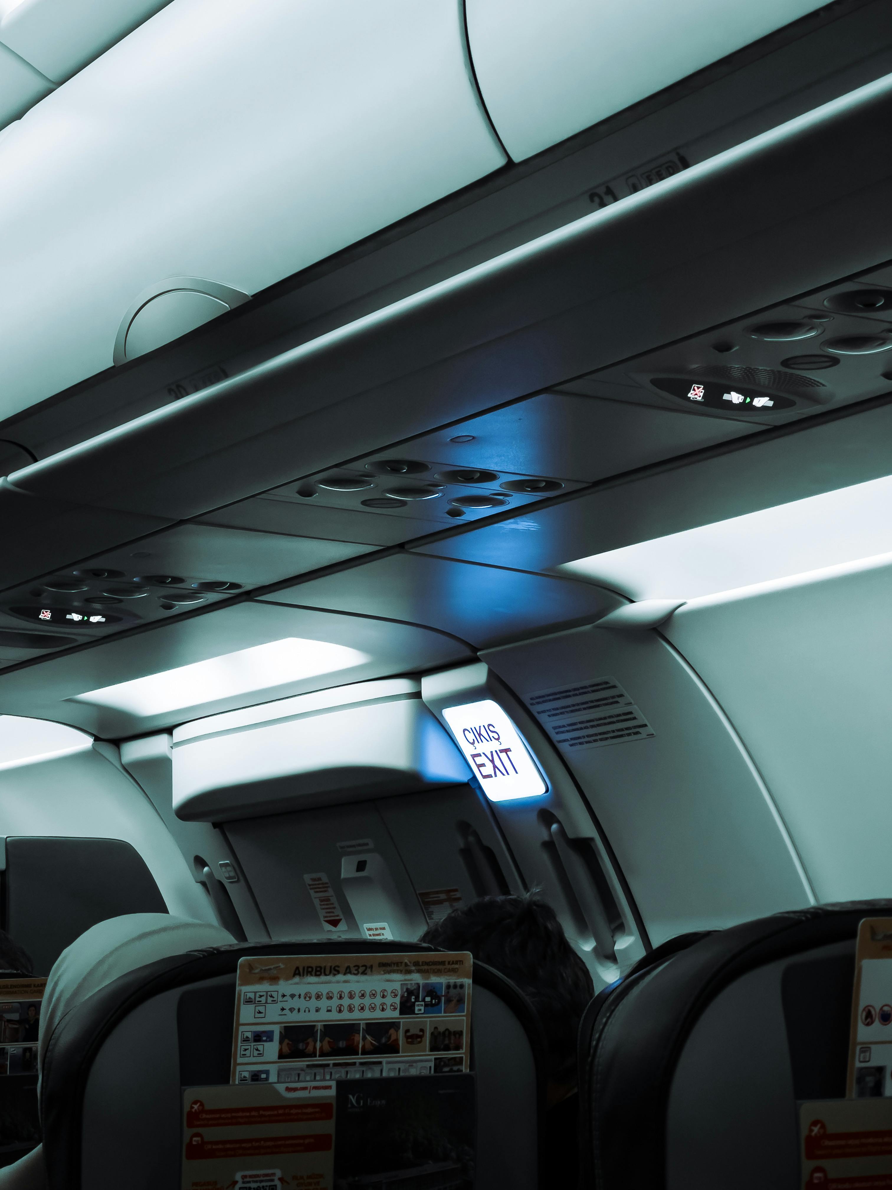 Interior of Turkish Airplane · Free Stock Photo