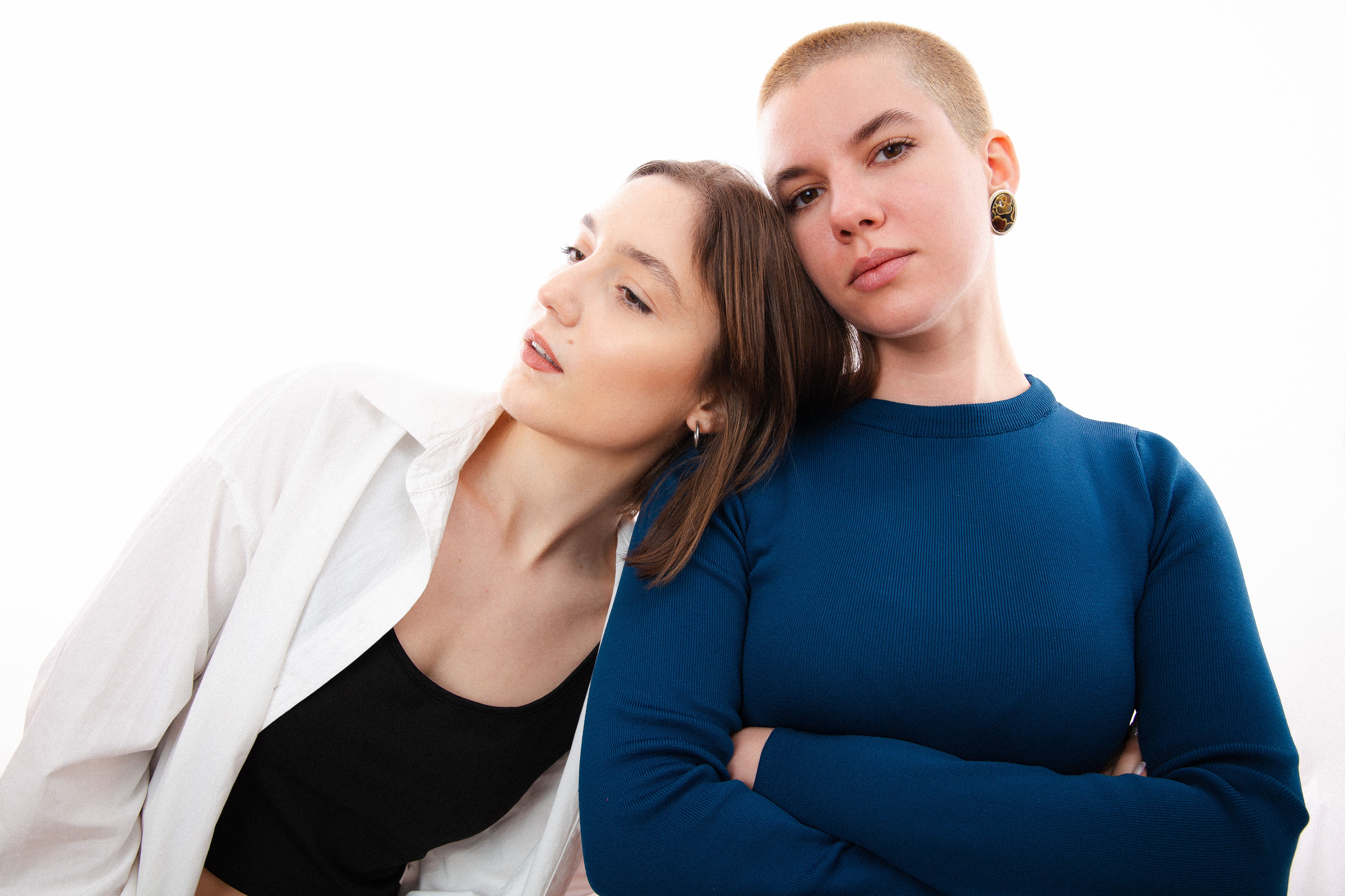 Women Posing Together in Studio · Free Stock Photo