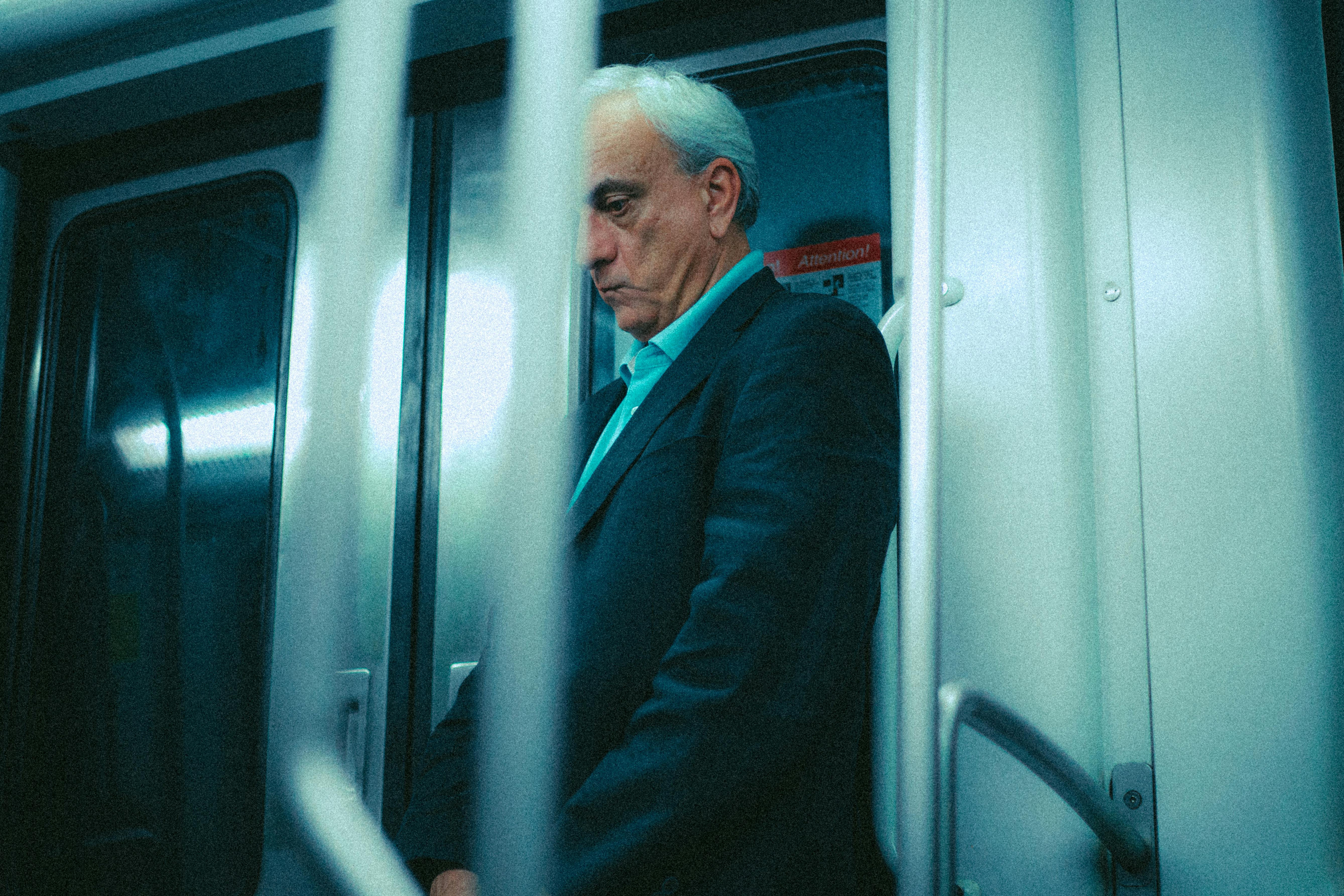 A Man on a Train · Free Stock Photo
