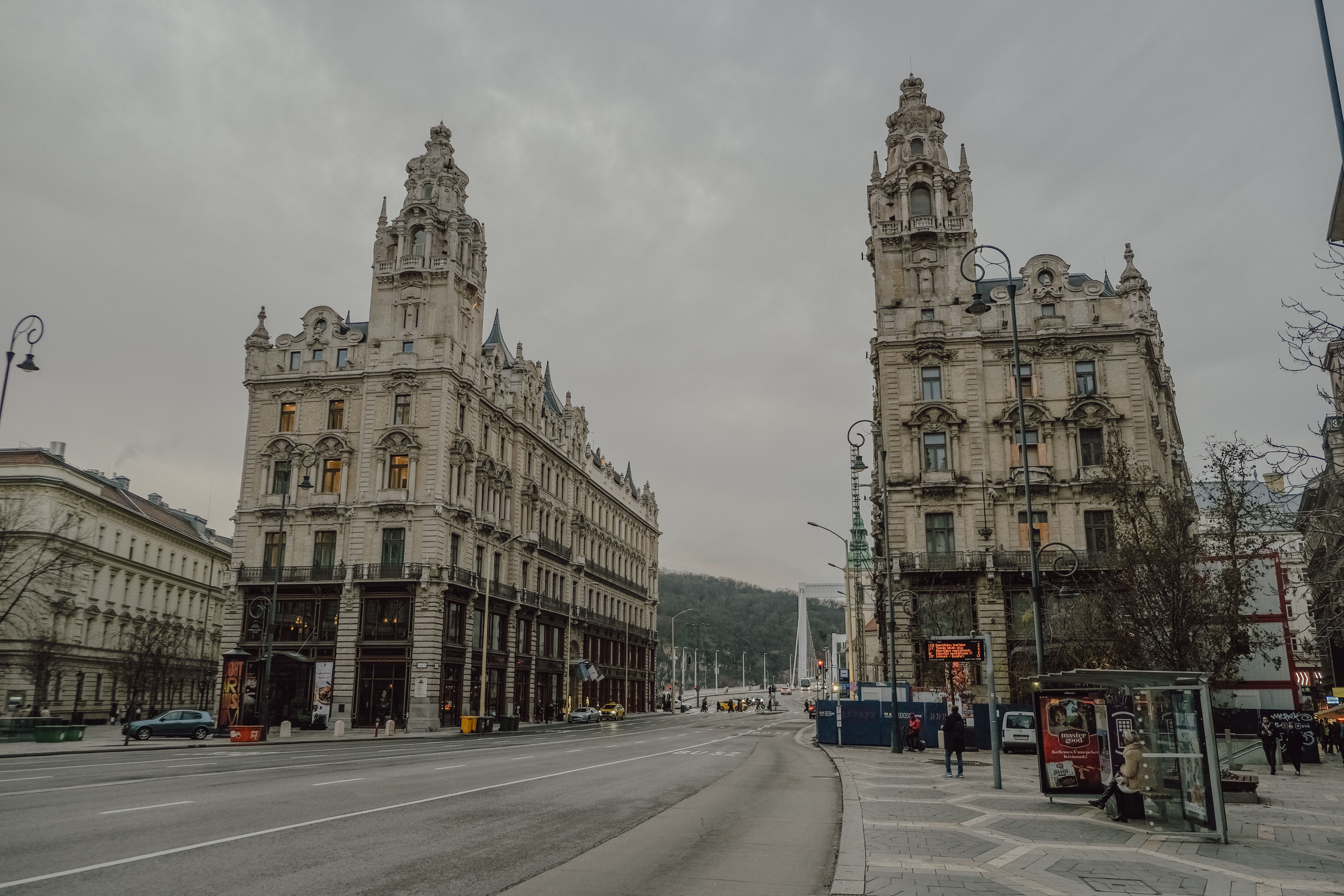 Traditional Buildings by the Street in Budapest · Free Stock Photo