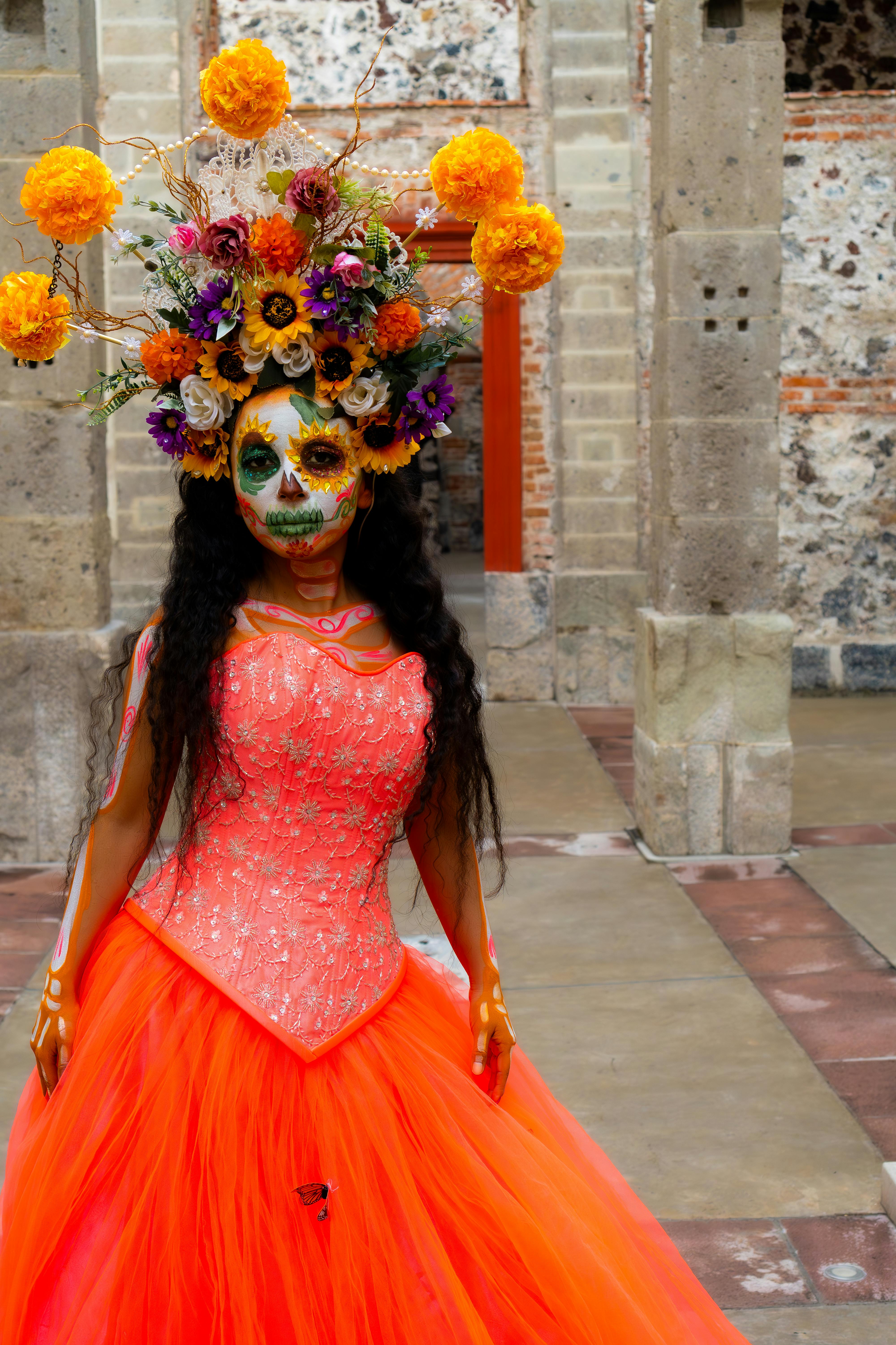 Woman Posing as La Calavera Catrina · Free Stock Photo