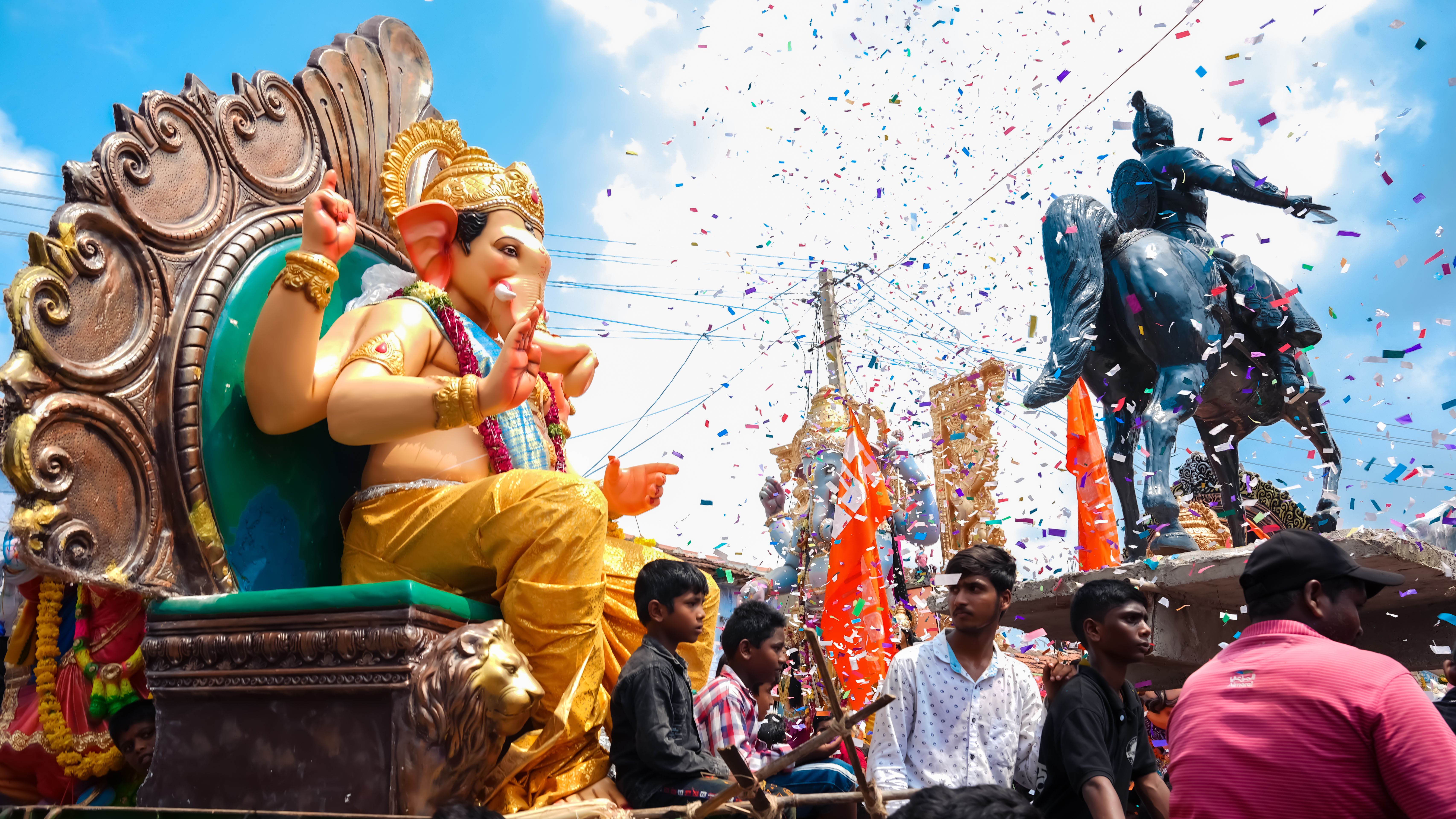 Ganesha Statue at Festival · Free Stock Photo