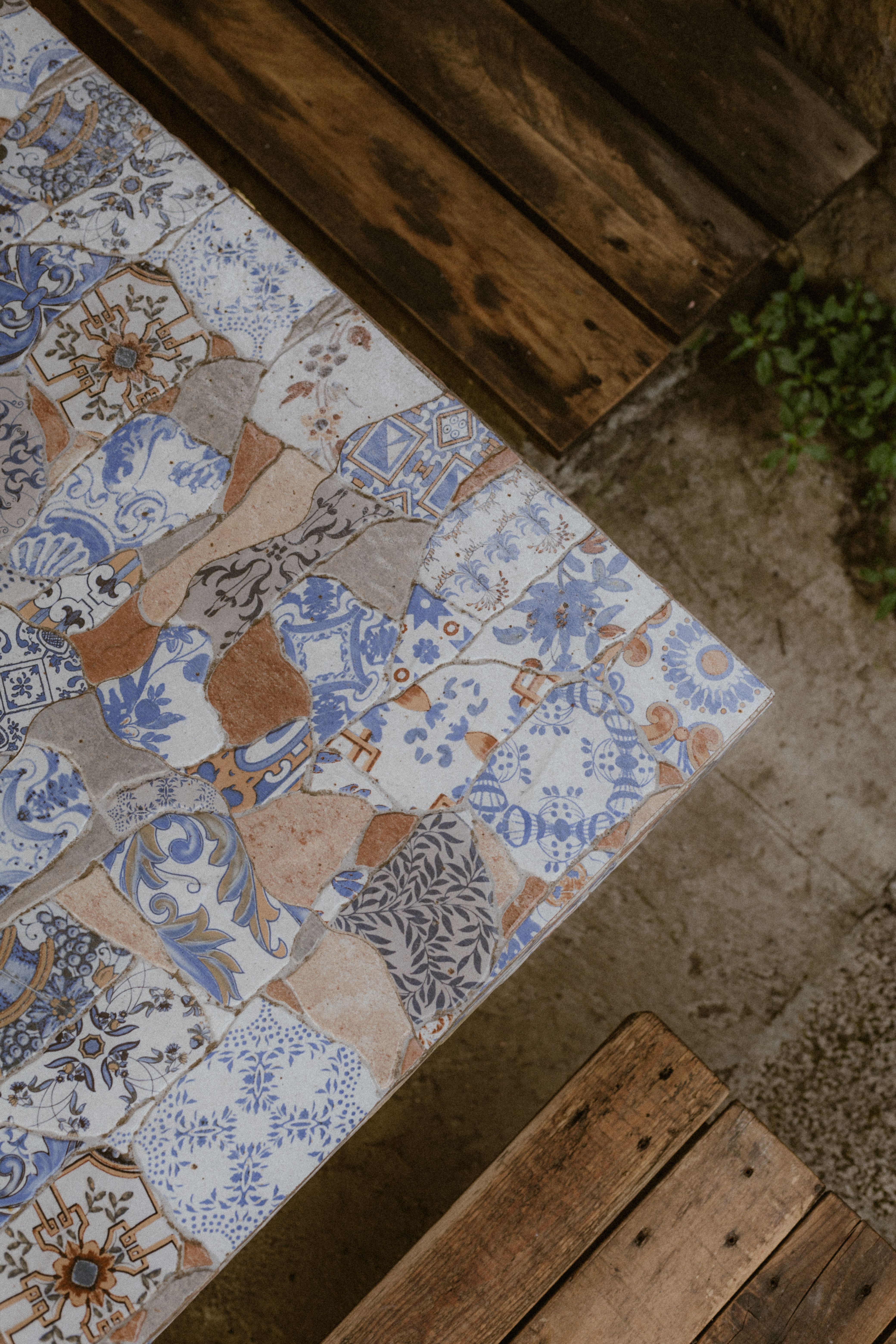 Mosaic Pattern on Table · Free Stock Photo