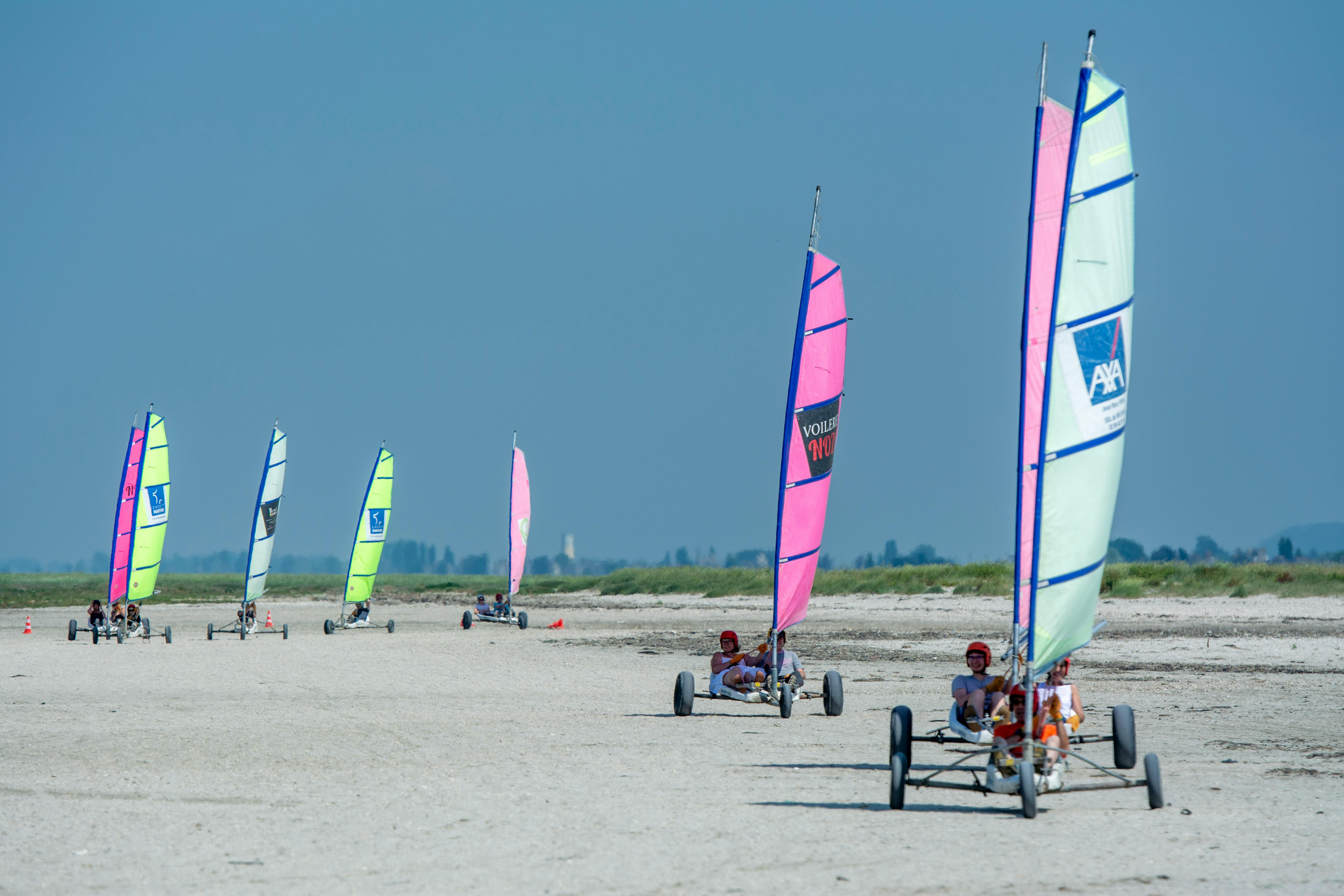 Land Yachting Race · Free Stock Photo