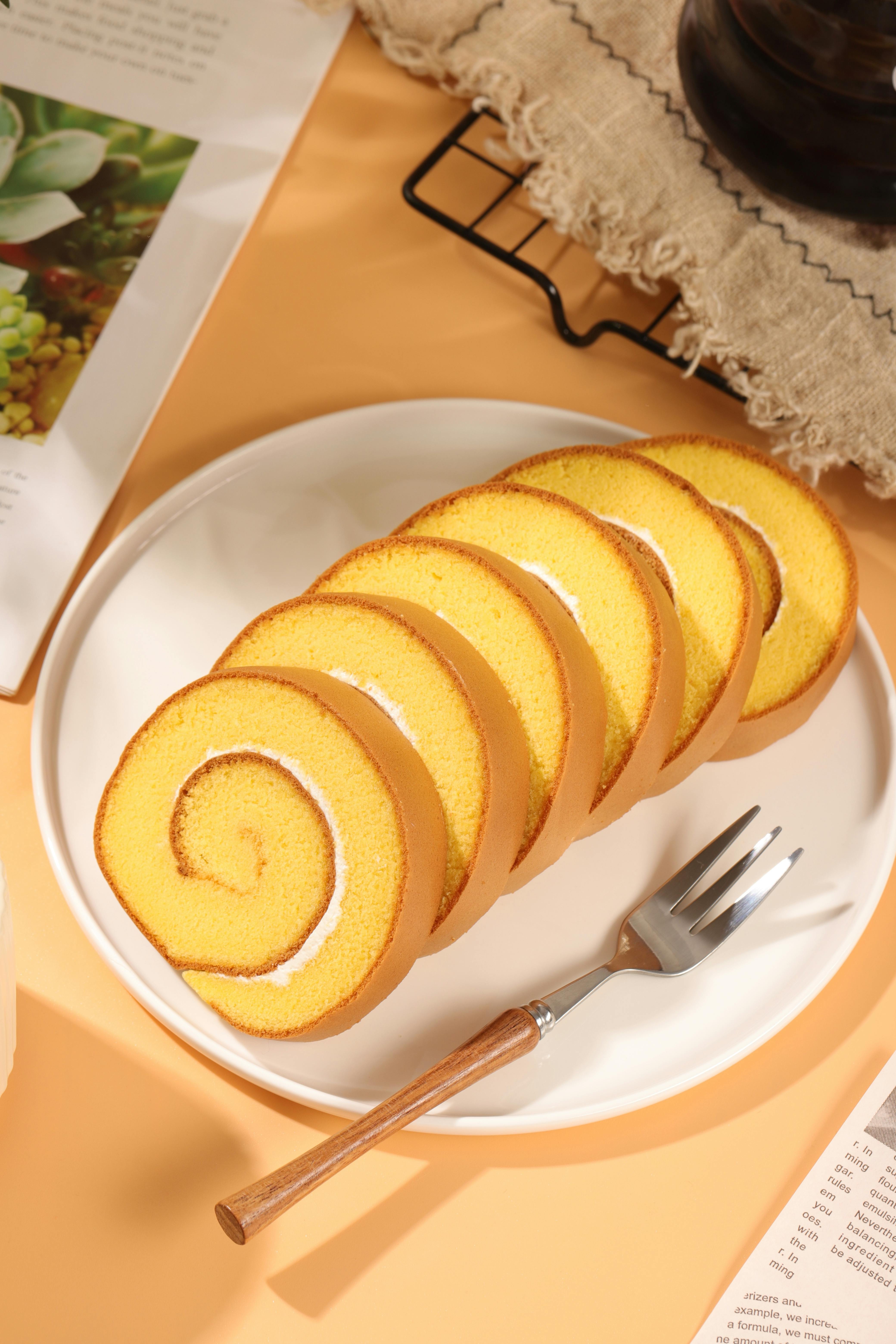 Fork and Cake on Plate · Free Stock Photo