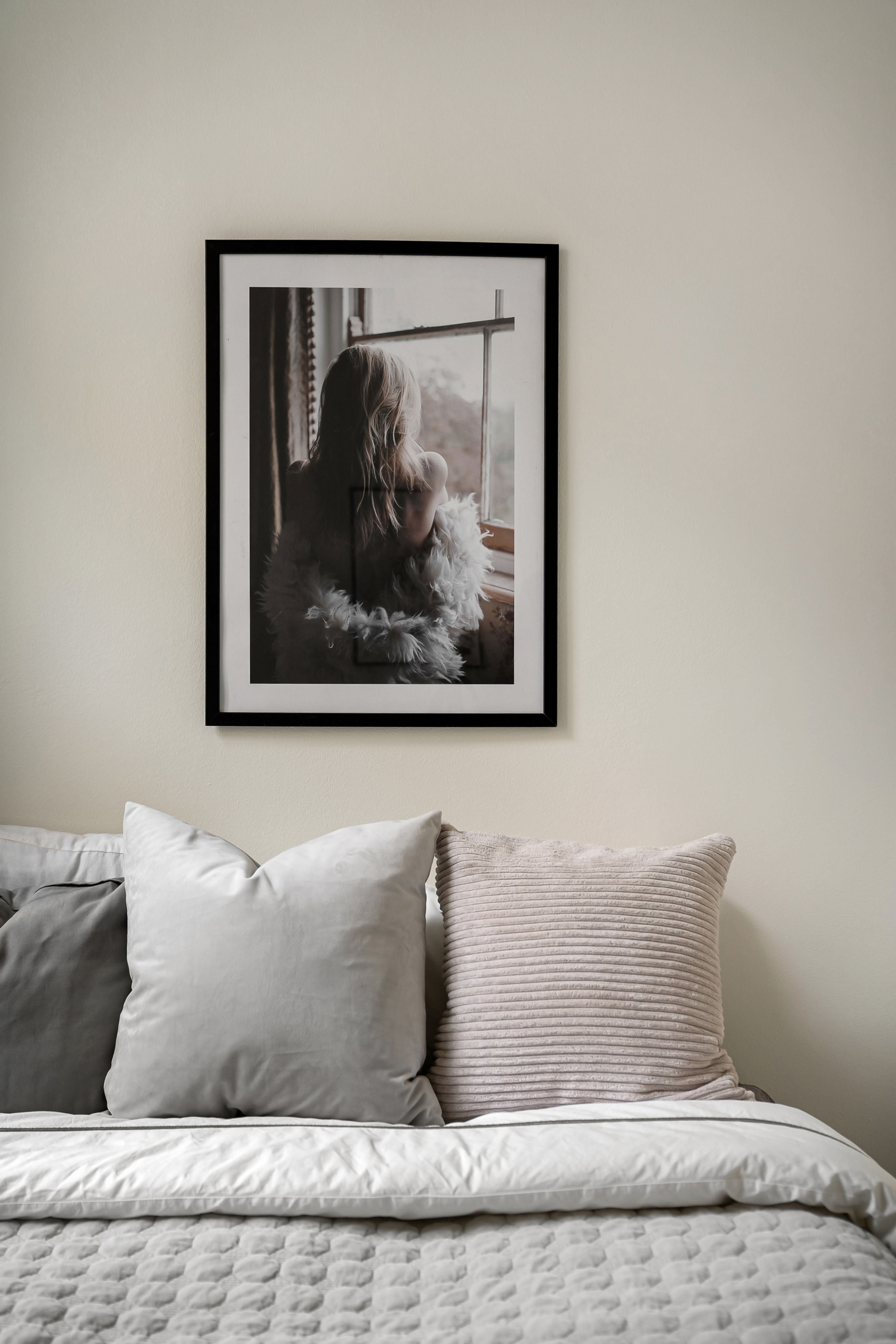 Picture of Standing Woman over Bed · Free Stock Photo