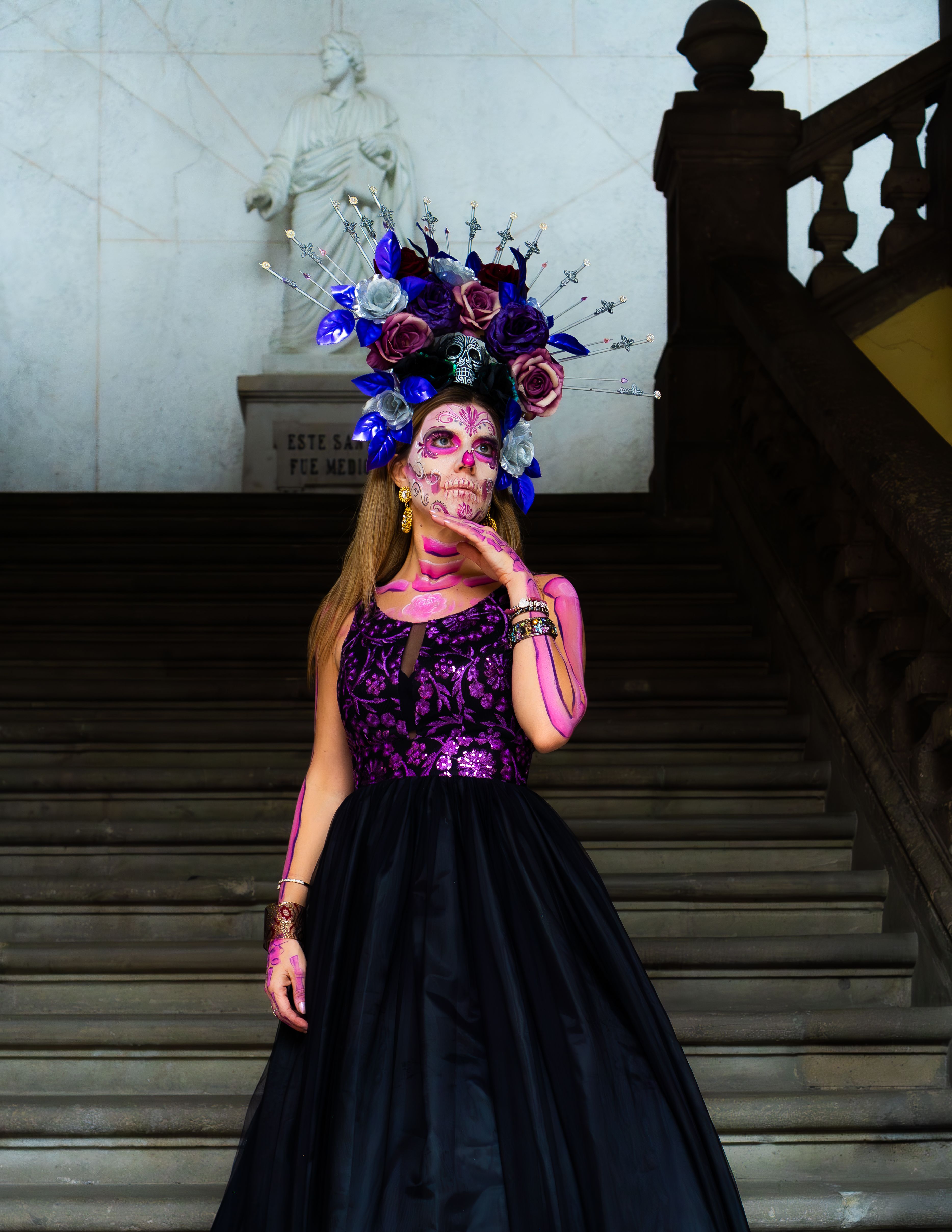 Portrait of Catrina on Stairs · Free Stock Photo