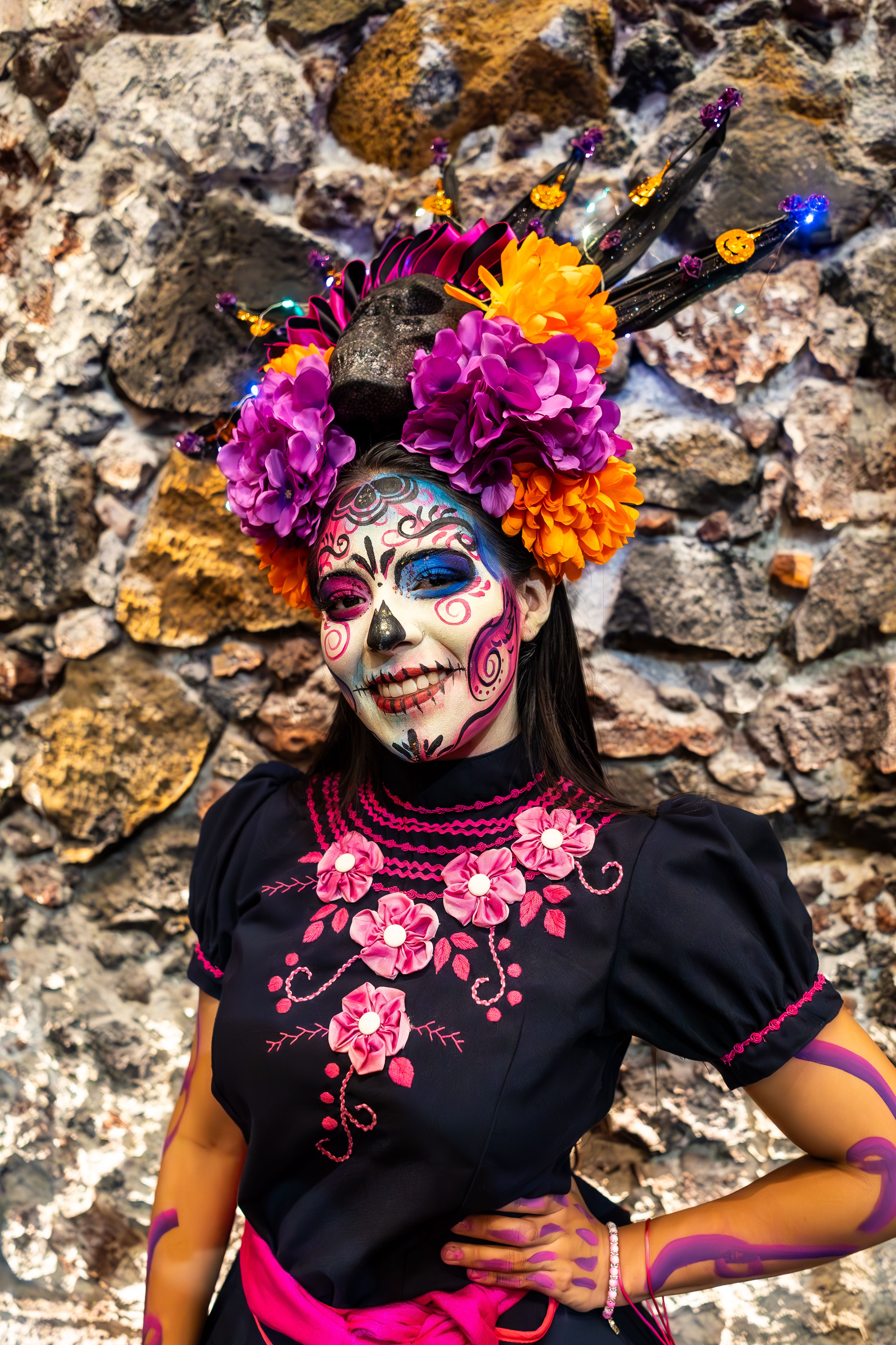 Smiling Catrina Portrait · Free Stock Photo