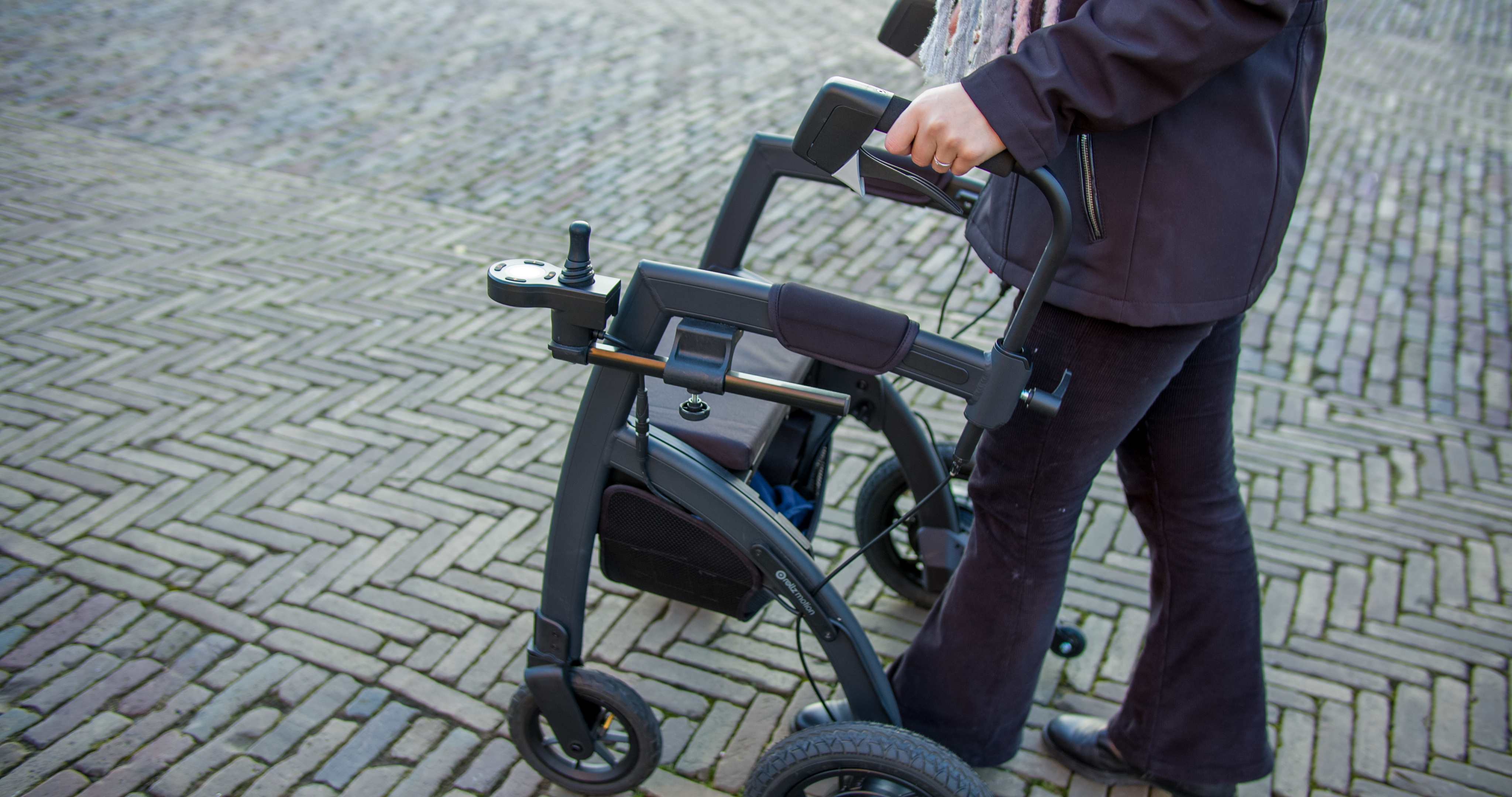 Woman with Mobility Aid · Free Stock Photo