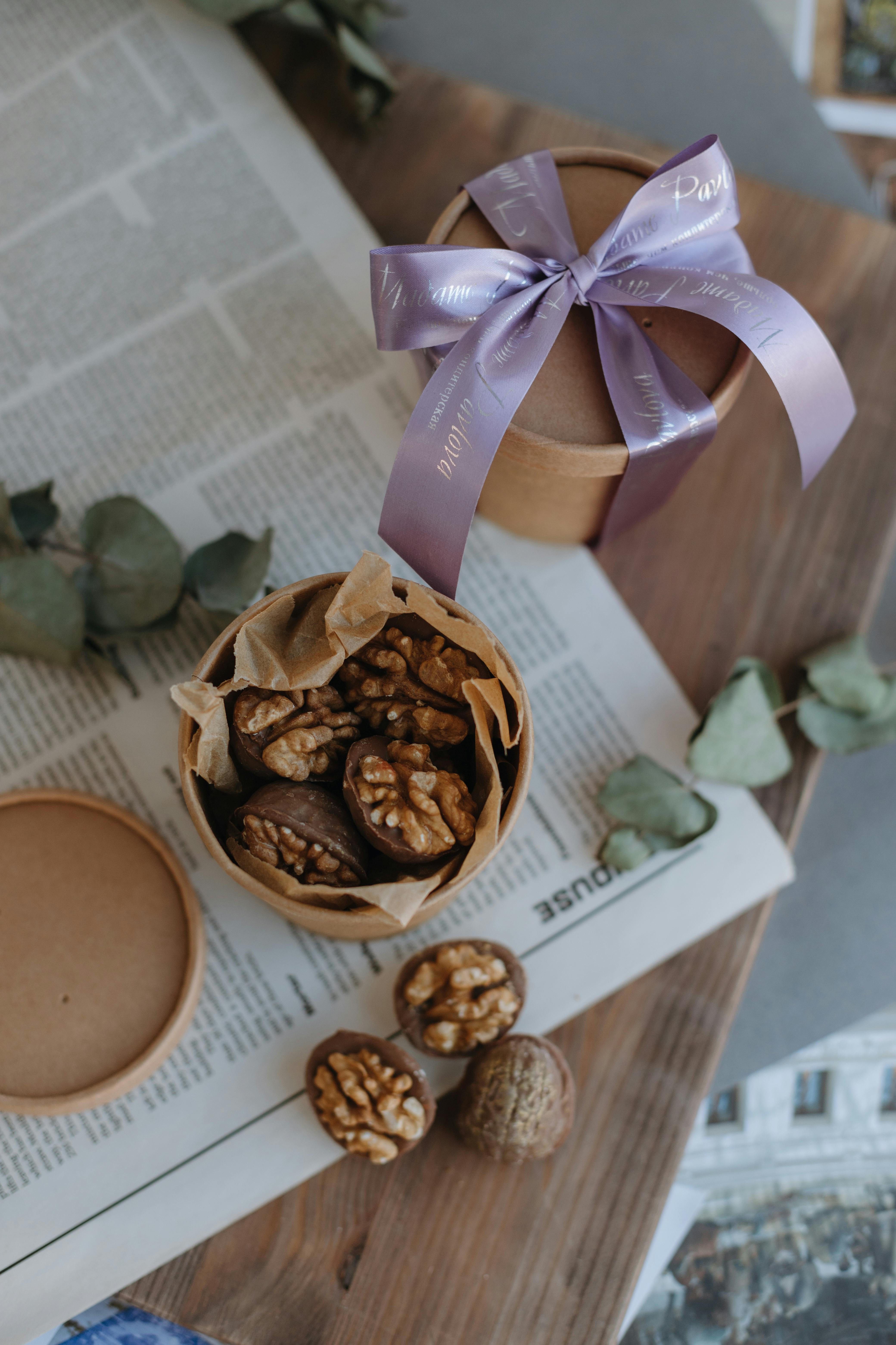 Box of Walnuts · Free Stock Photo