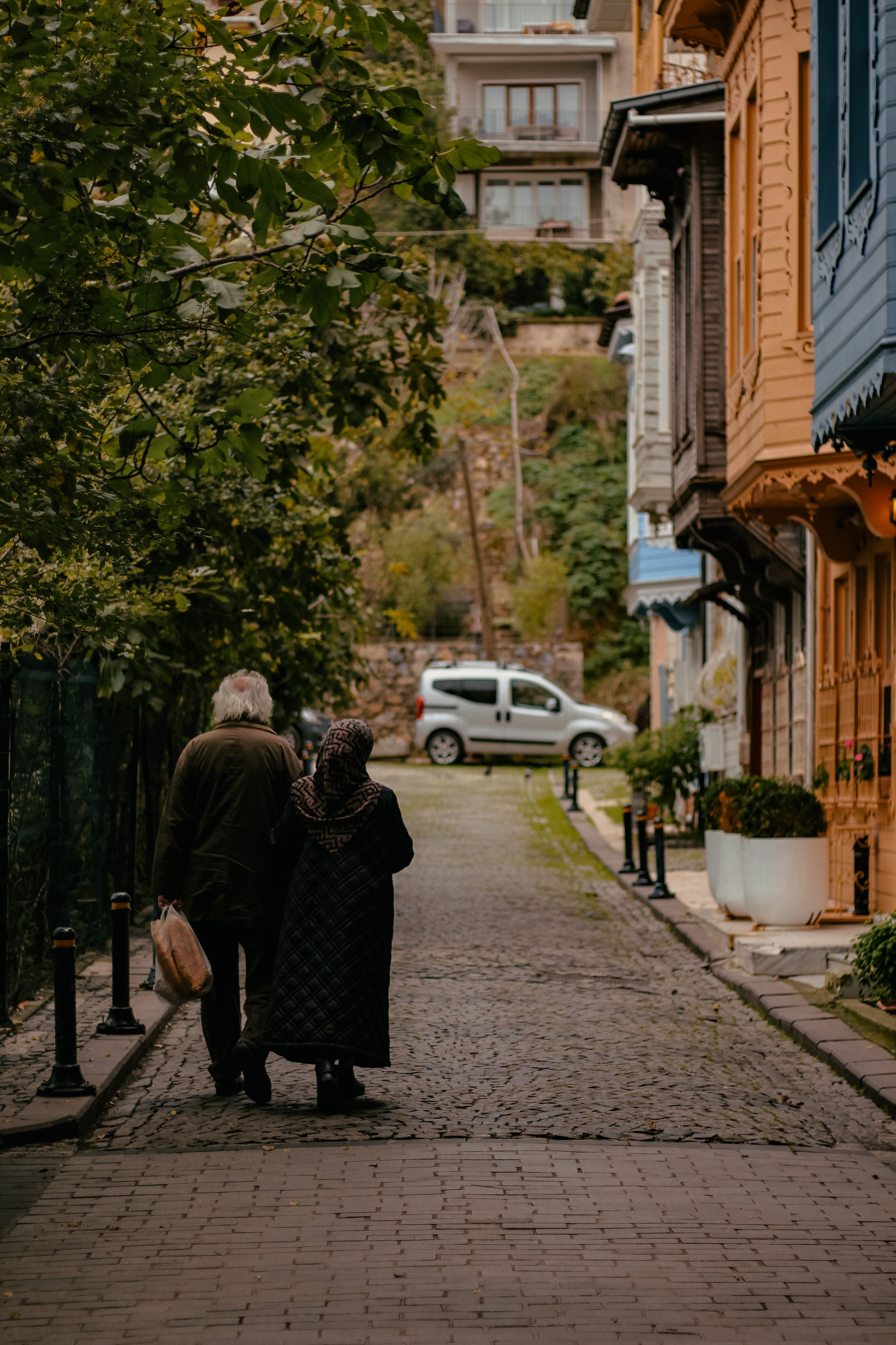 Elderly Woman and Man Walking in Town in Turkey · Free Stock Photo