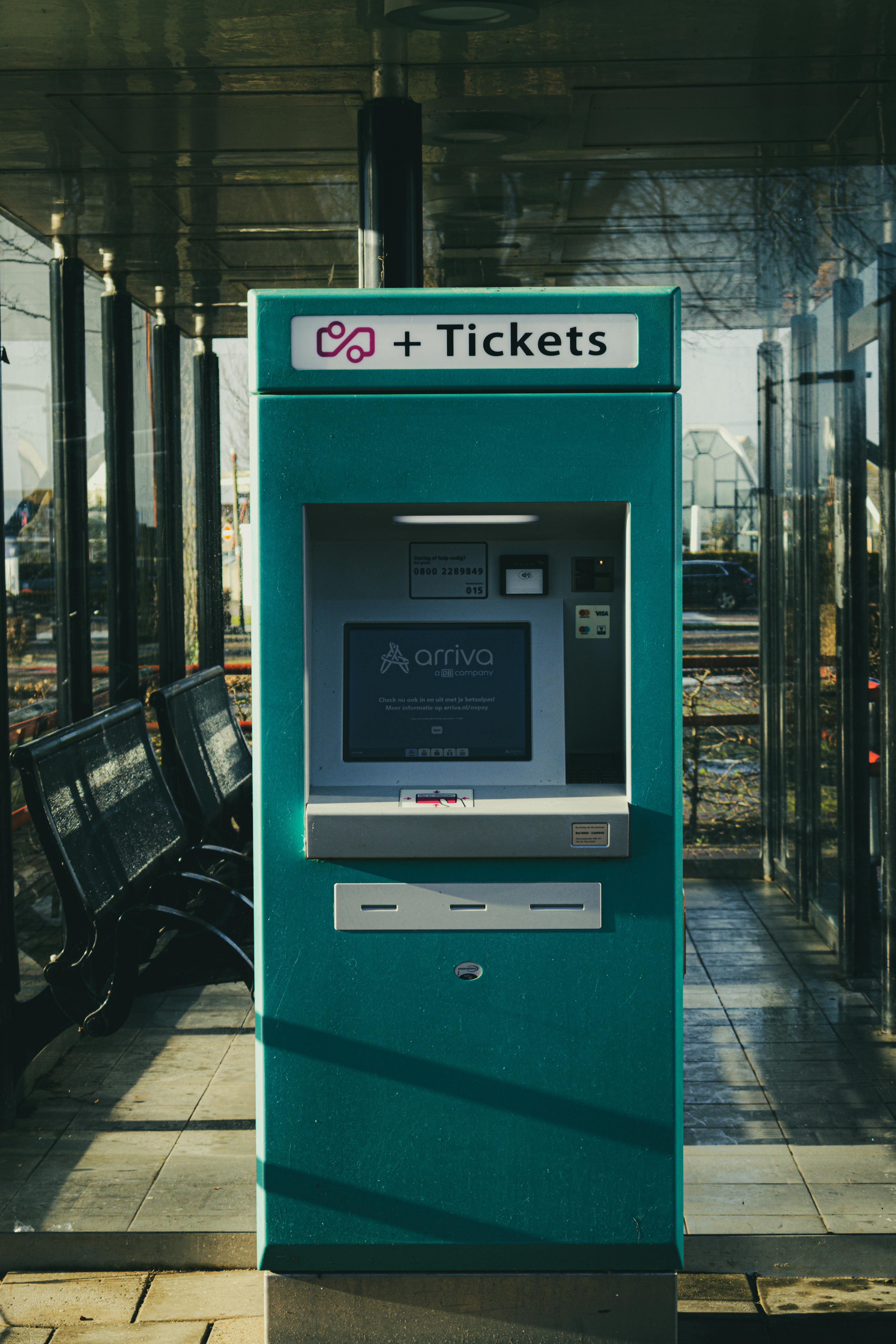 Tickets Machine at Terminal · Free Stock Photo
