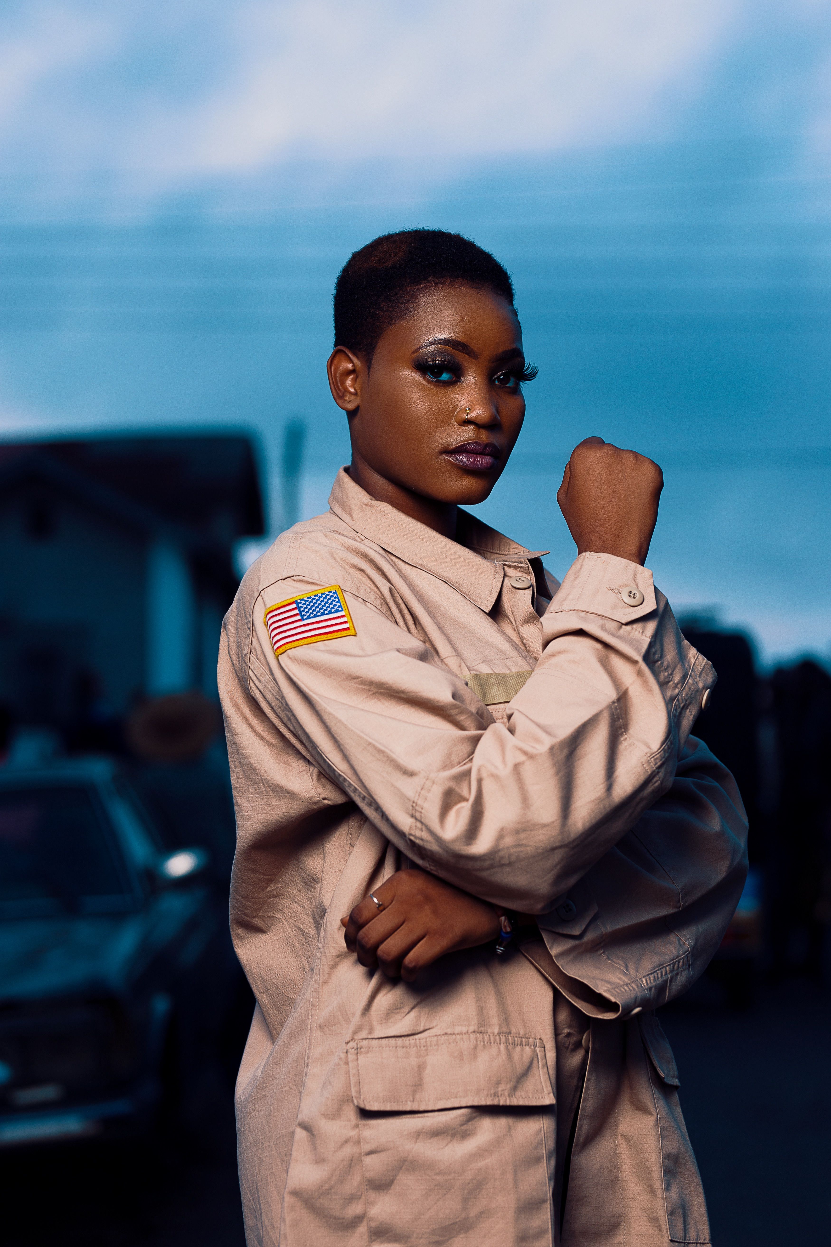 Portrait of Woman in Uniform · Free Stock Photo