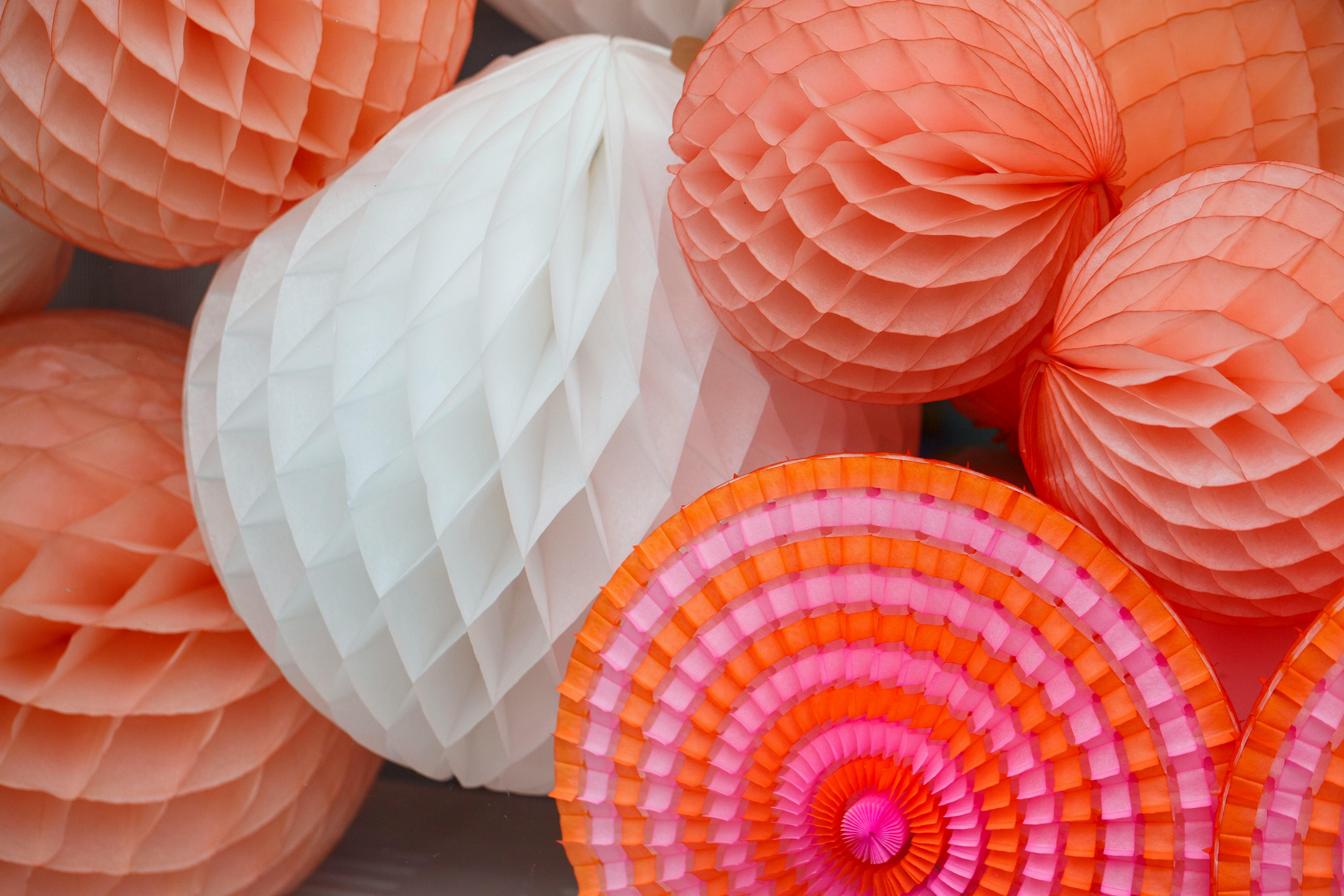 Pile of Paper Party Decorations · Free Stock Photo