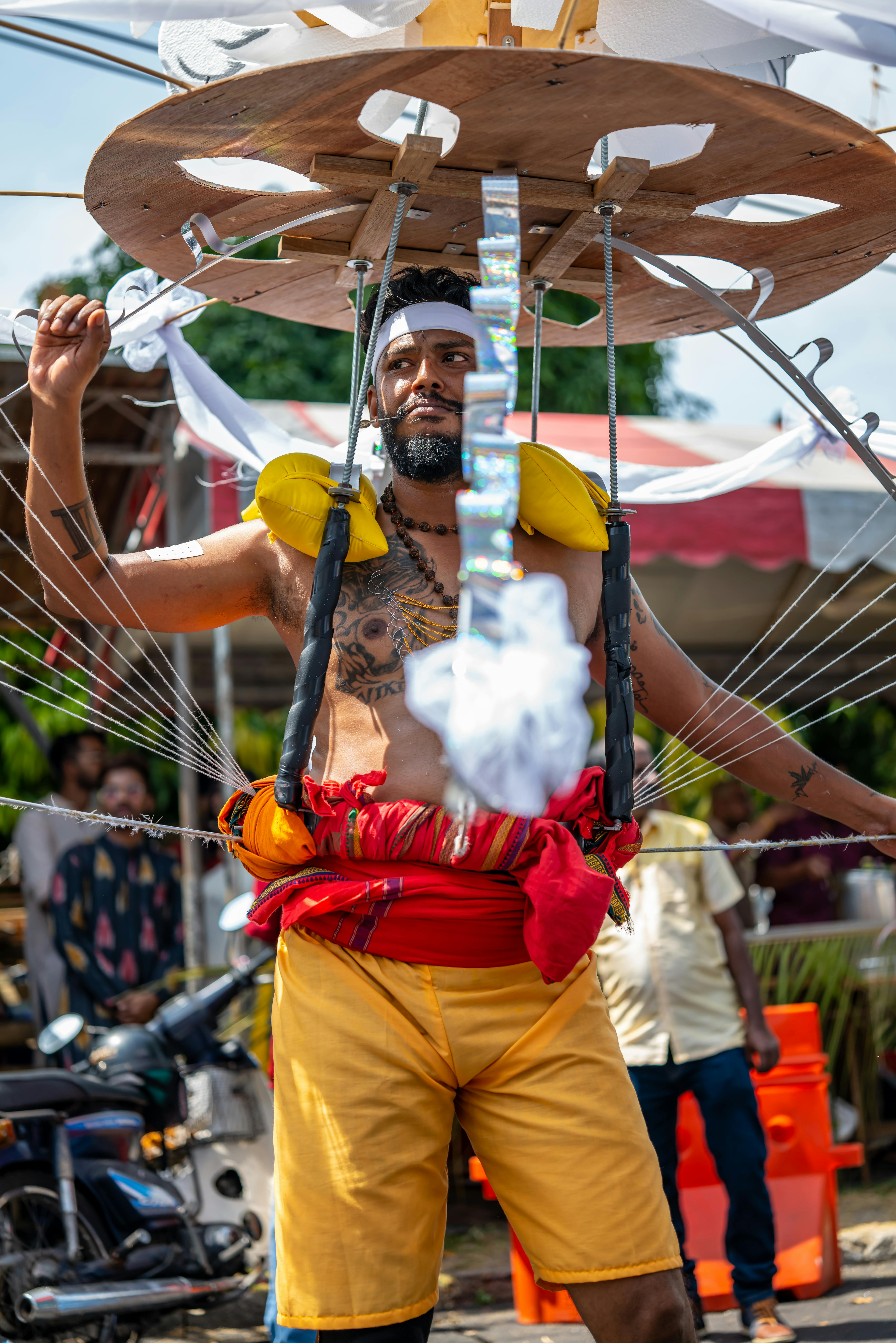 Shirtless Circus Performer · Free Stock Photo