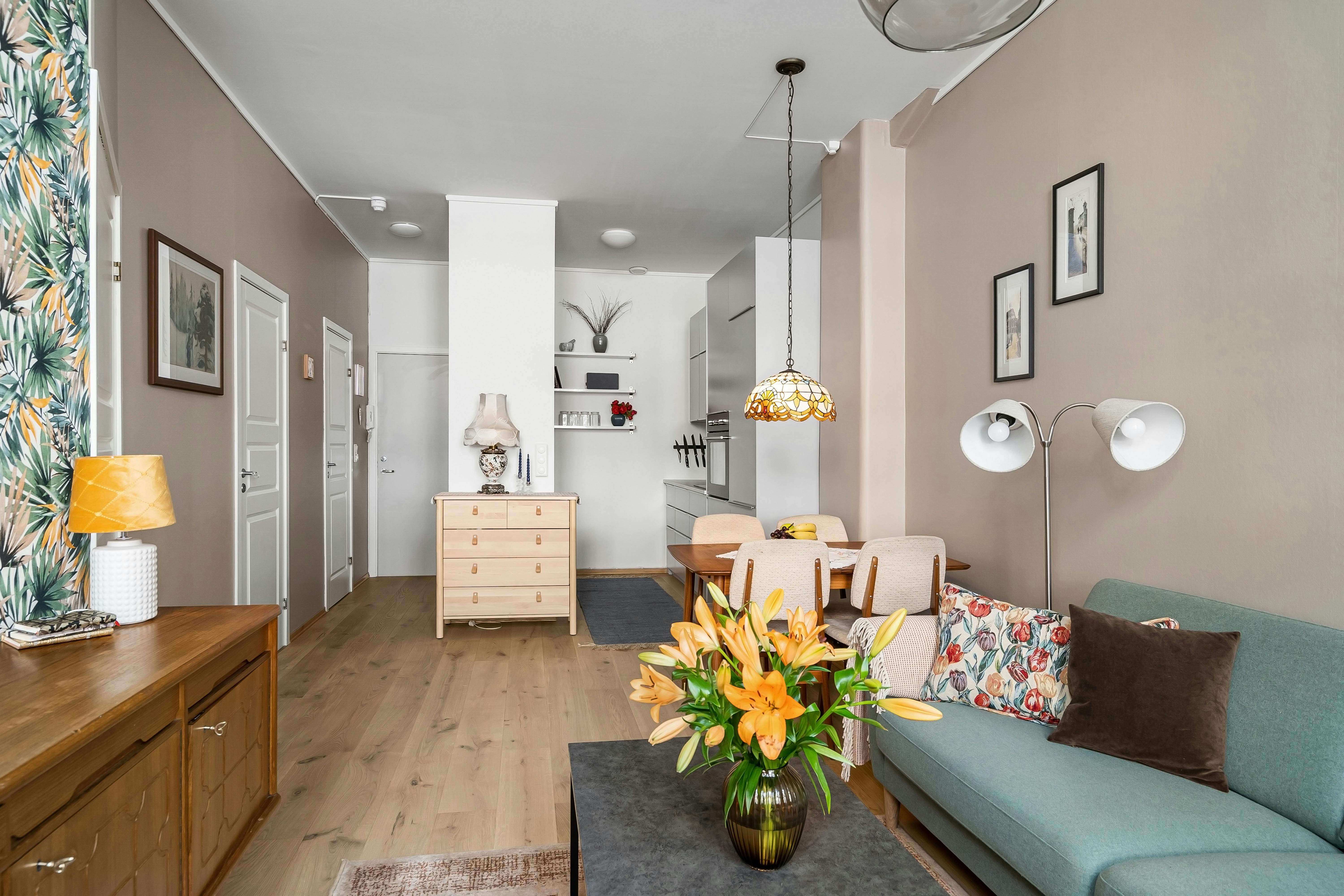 Aerial Living Room in an Apartment · Free Stock Photo