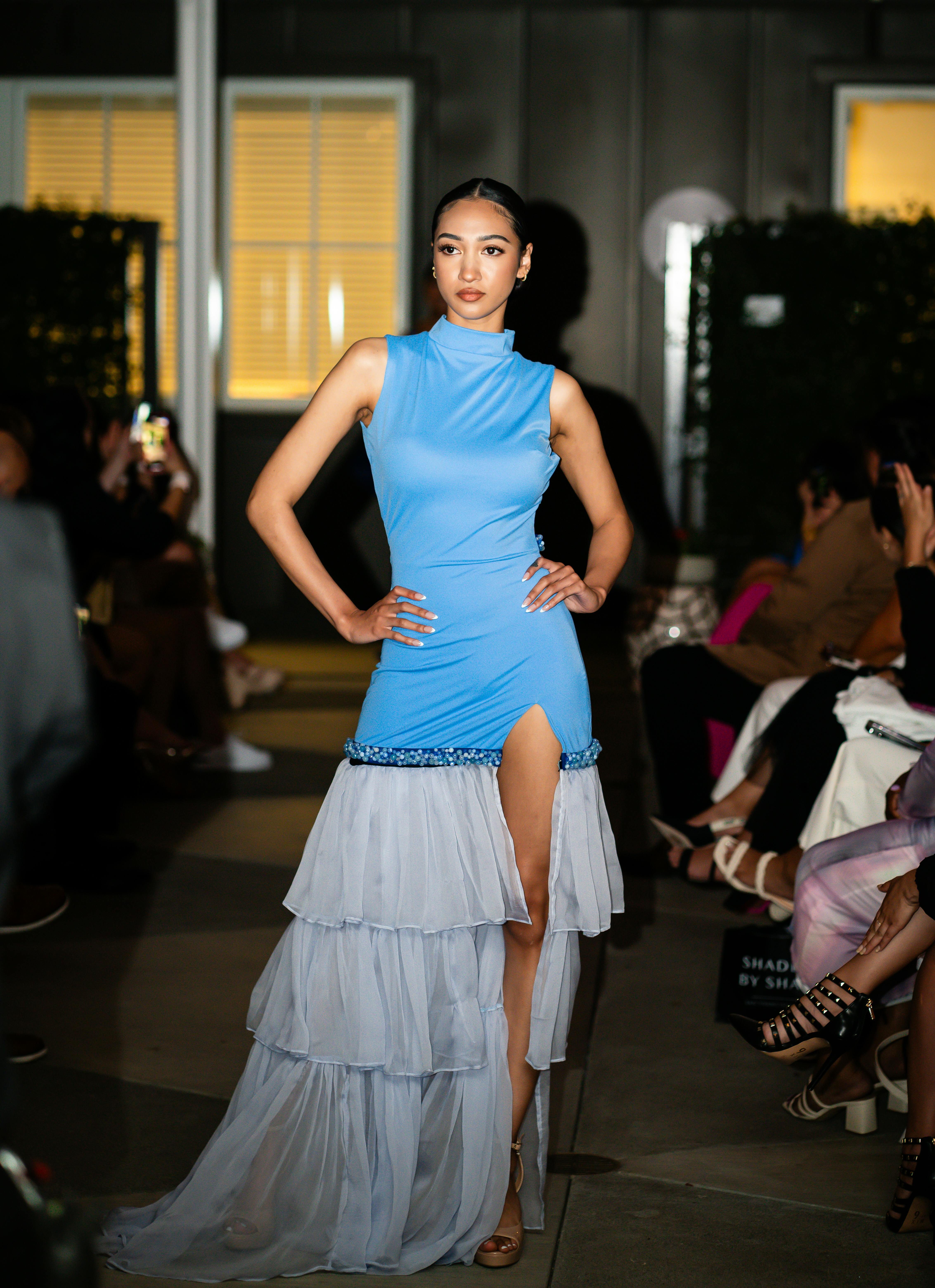 Model in Blue Dress · Free Stock Photo