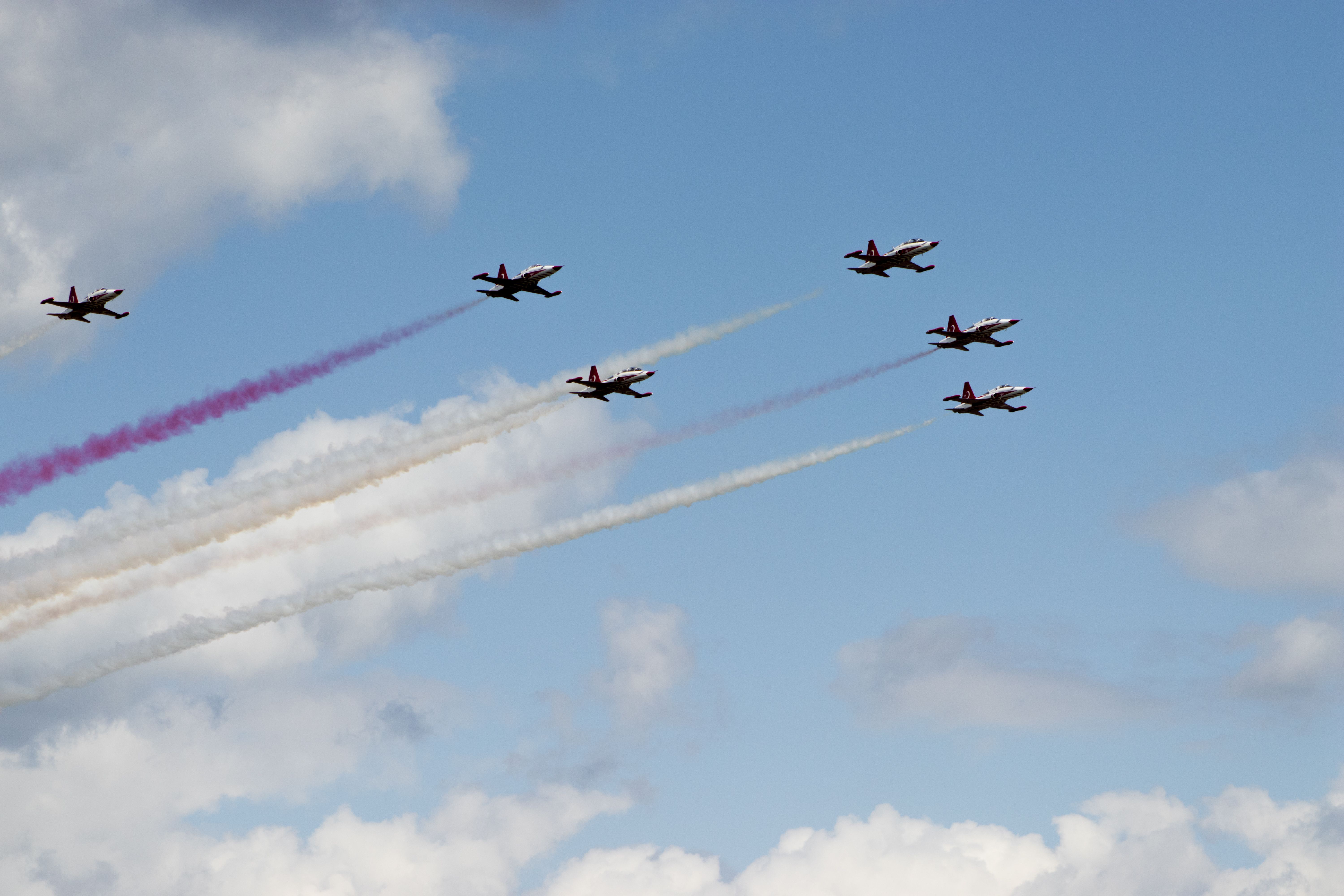 Jets Flying in the Sky · Free Stock Photo
