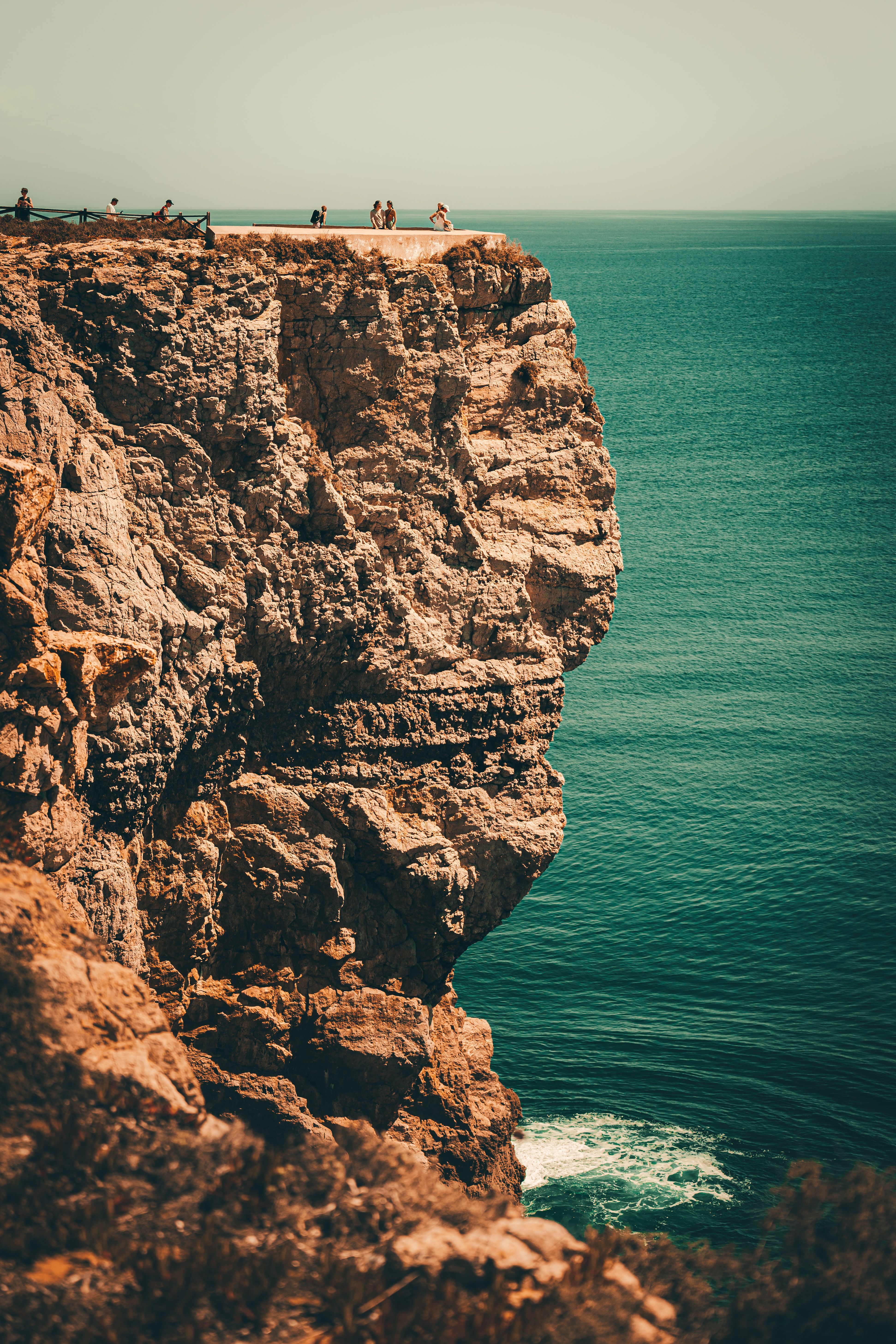Cliff on Sea Coast · Free Stock Photo