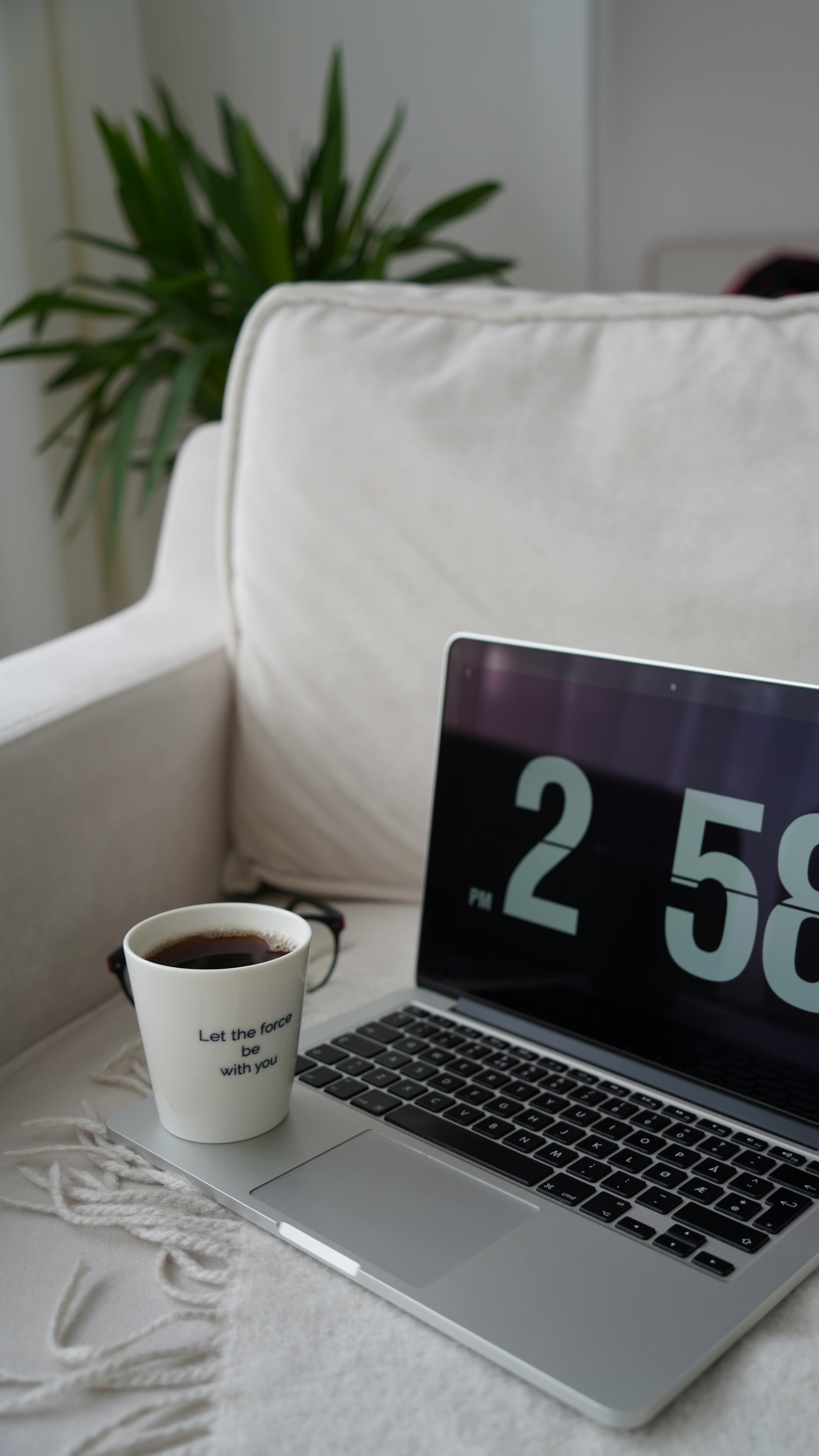 Coffee on Laptop · Free Stock Photo