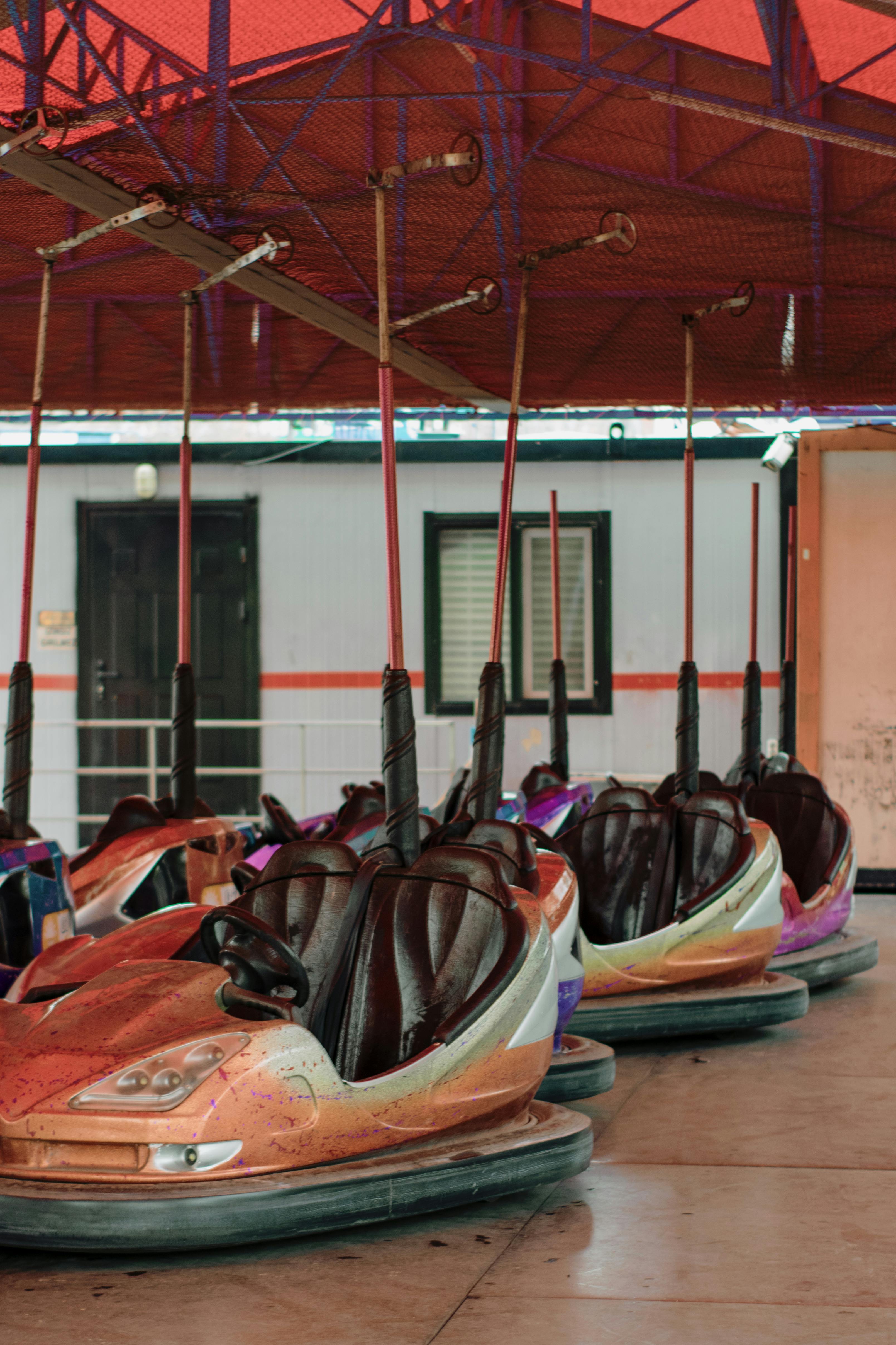 Bumper Cars in Amusement Park · Free Stock Photo