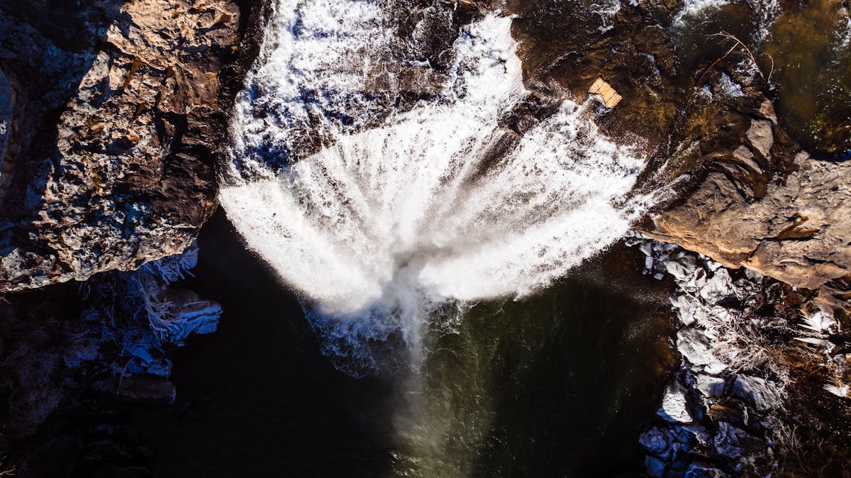 Waterfall Top View Photos, Download The BEST Free Waterfall Top View ...