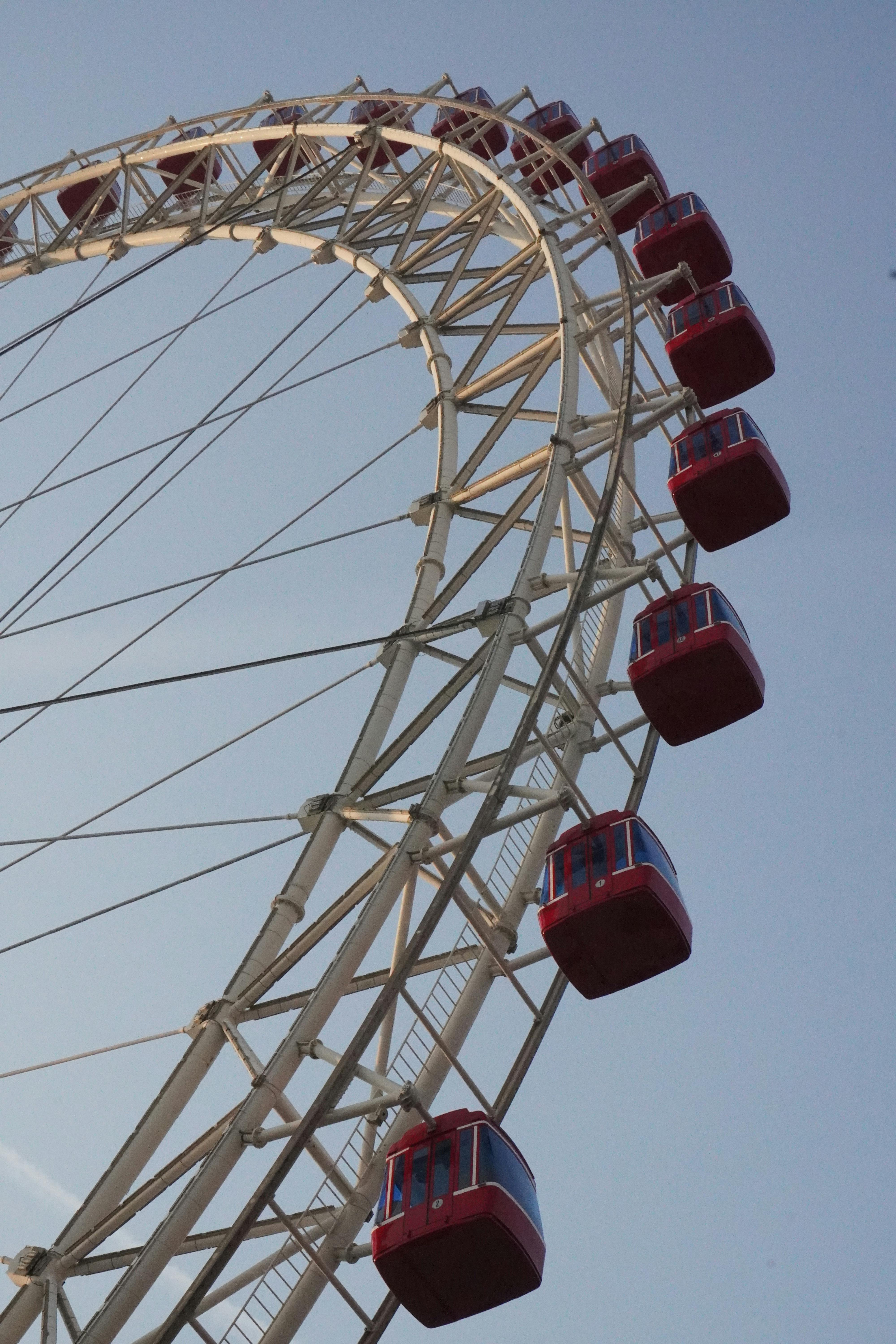 Low Angle Photo of White Ferris Wheel · Free Stock Photo