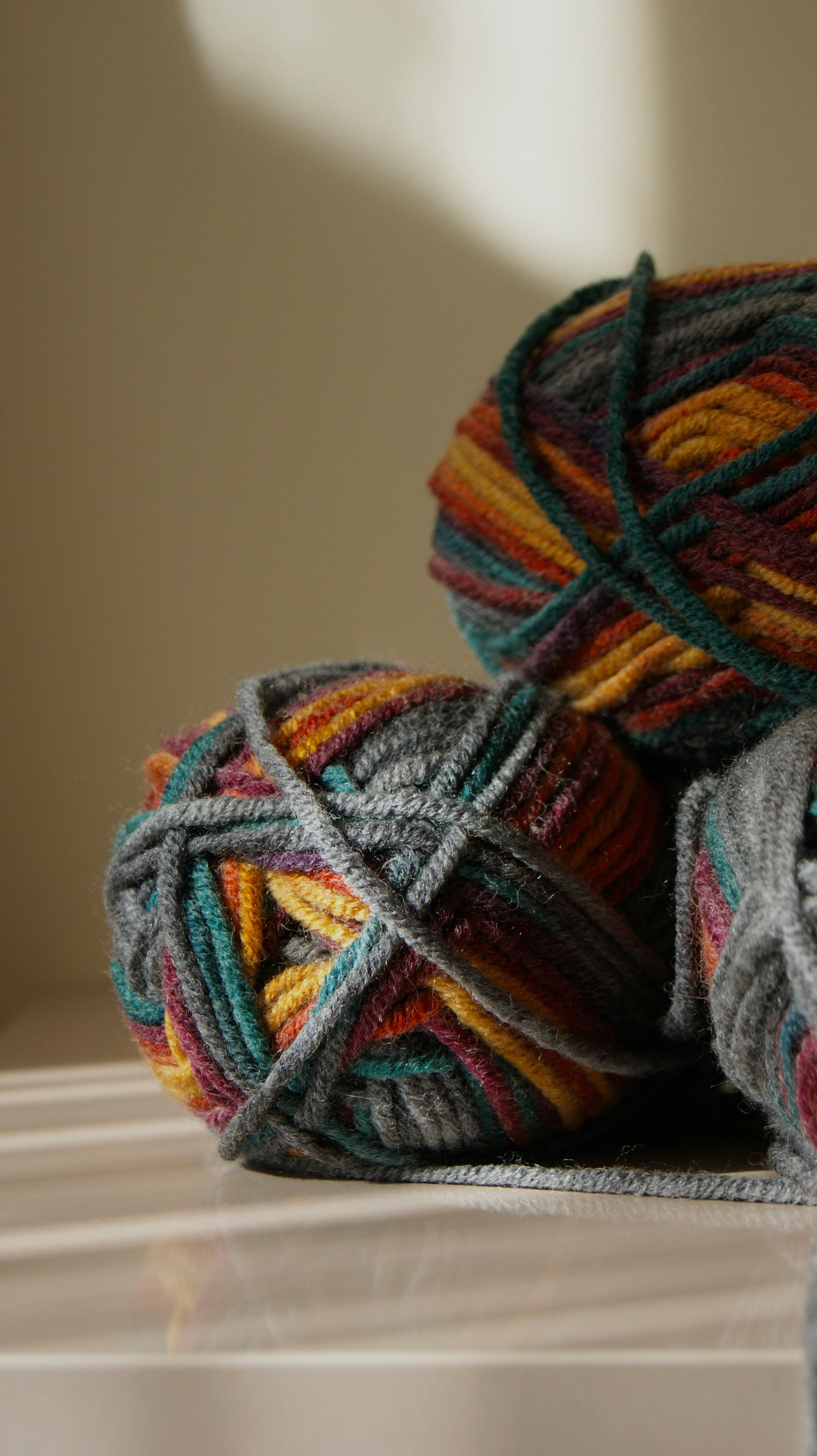 Gray Yarn Ball · Free Stock Photo