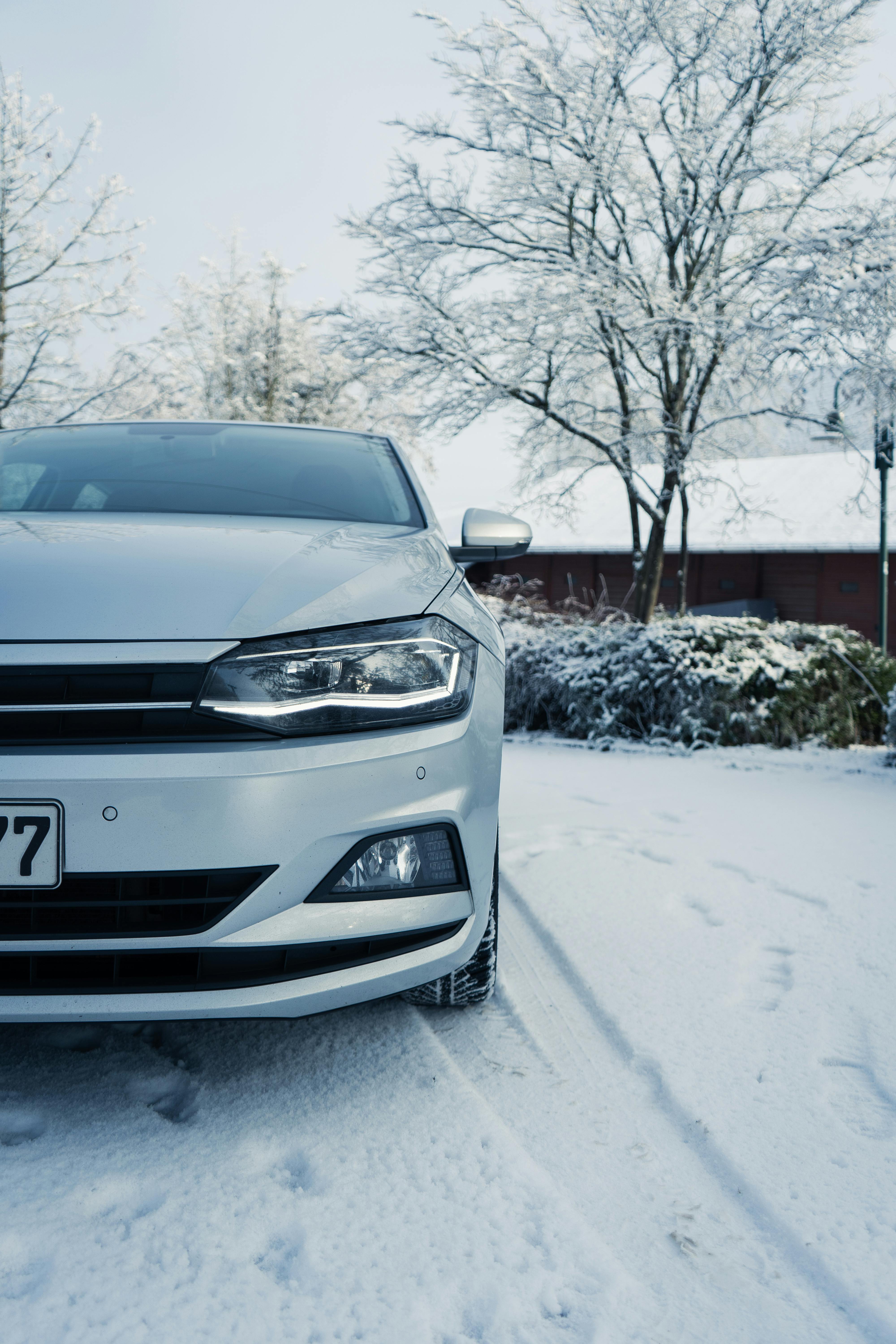 Vehicles on Road During Winter · Free Stock Photo